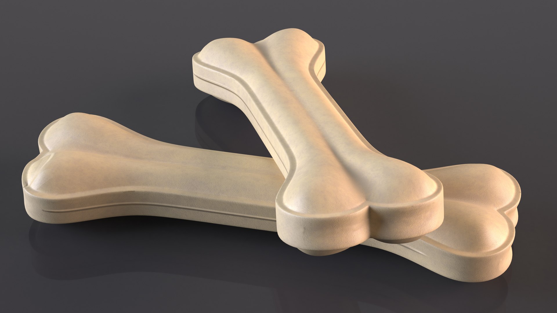 3D Dog Chew Bone Light - TurboSquid 2172243