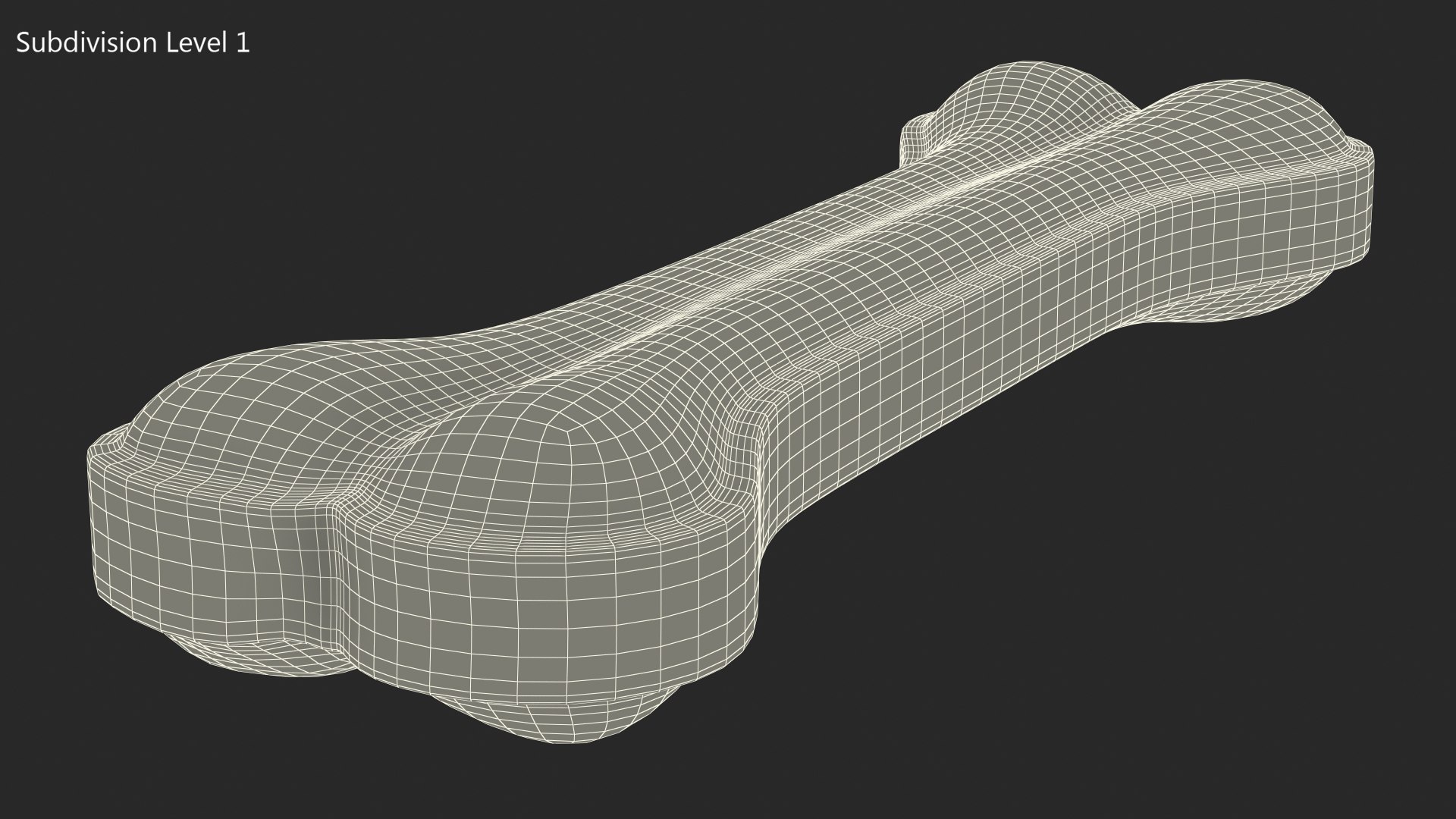 3D Dog Chew Bone Light - TurboSquid 2172243