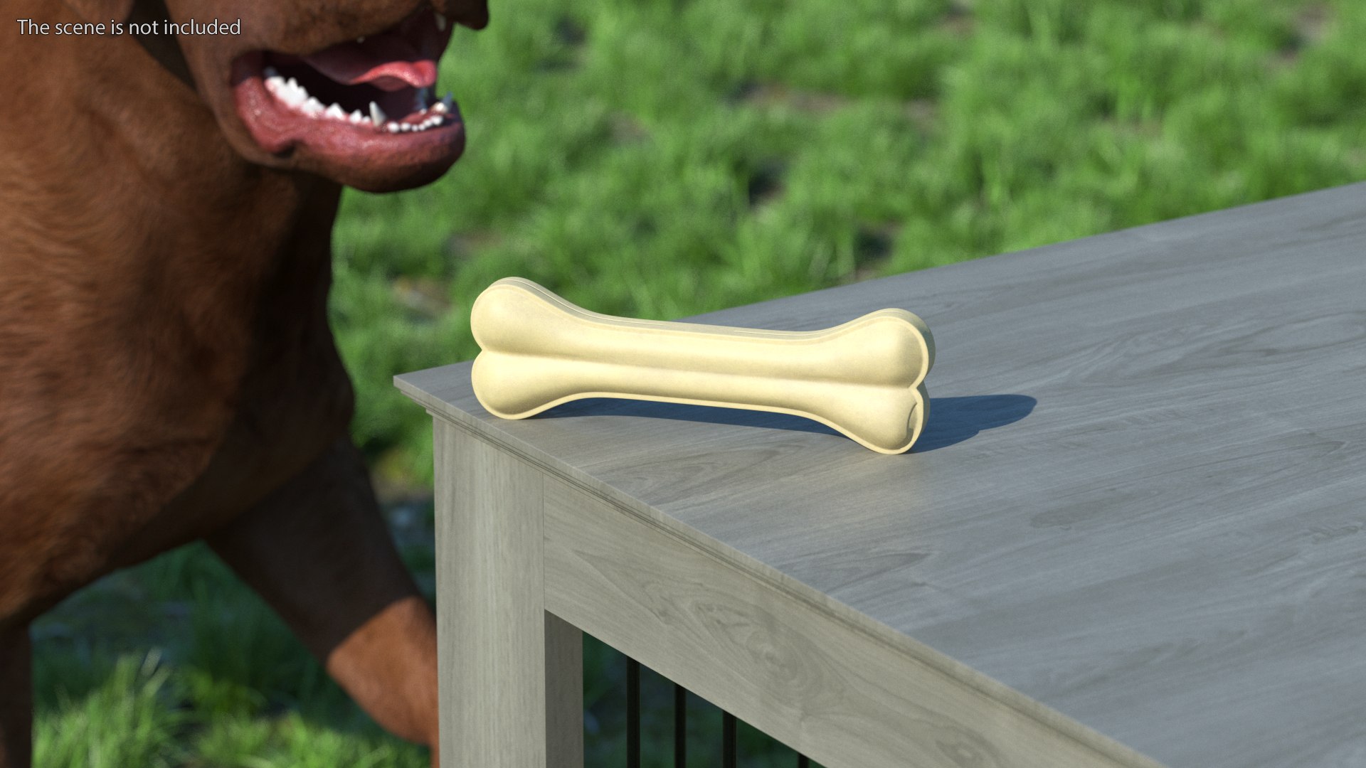 3D Dog Chew Bone Light - TurboSquid 2172243