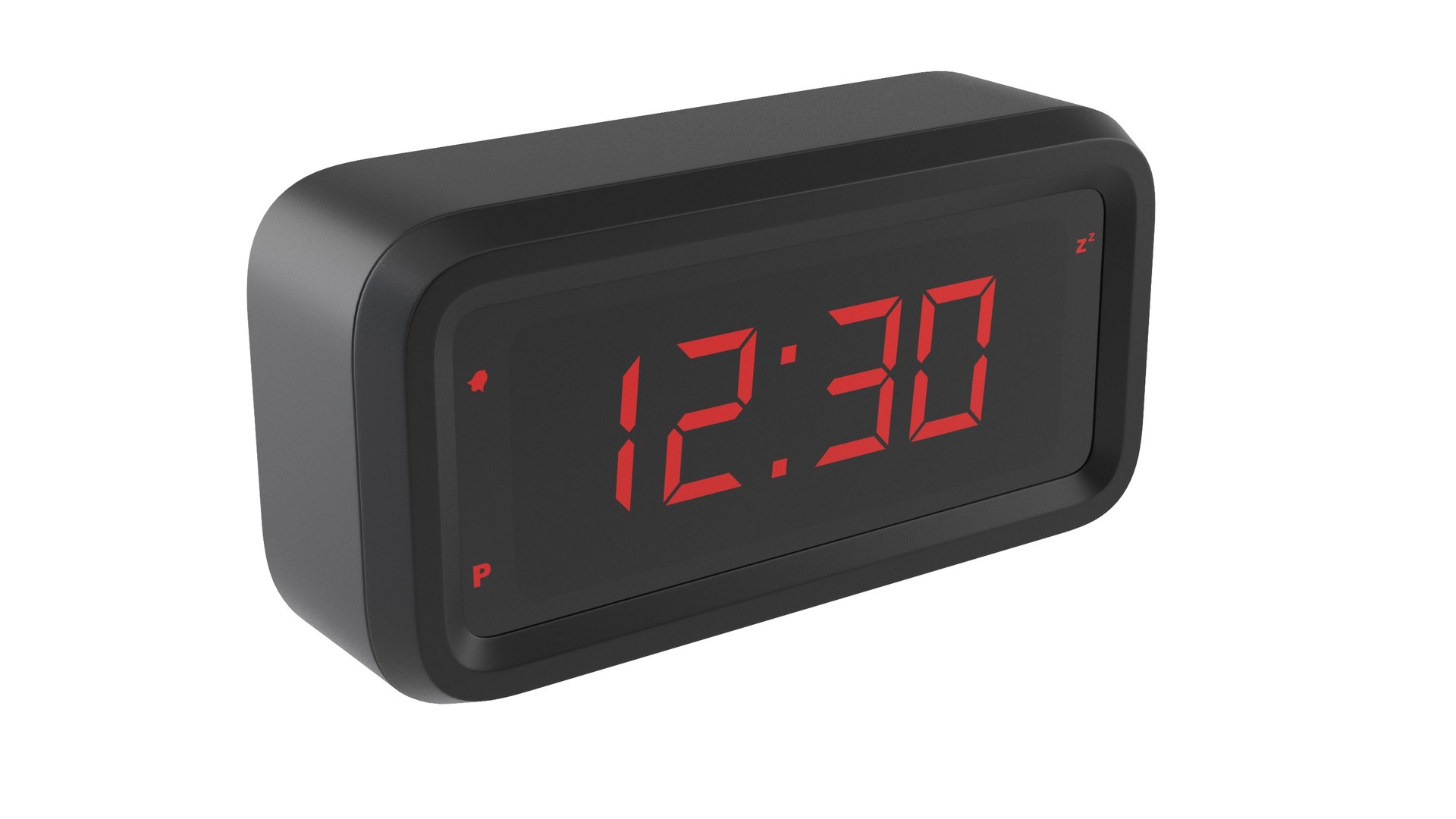 3D Digital Clock - TurboSquid 2338338