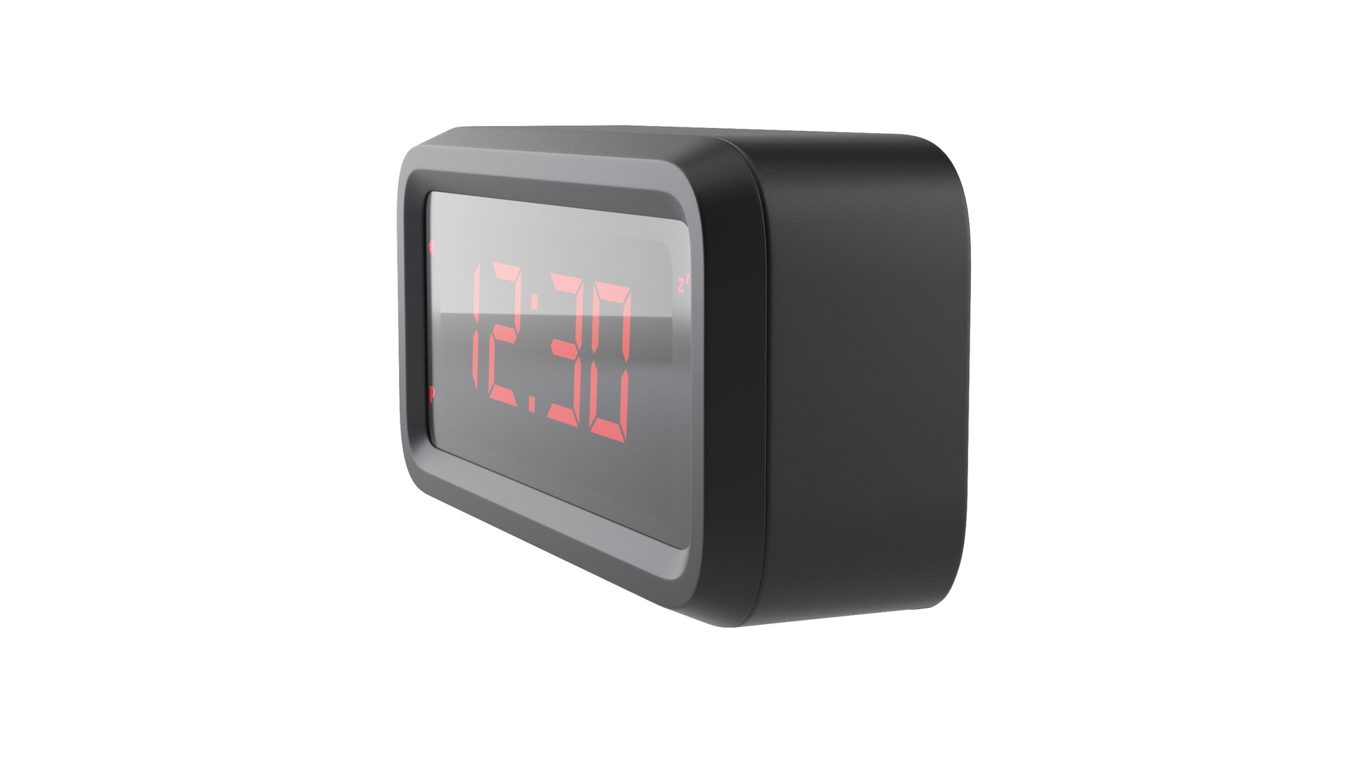 3D Digital Clock - TurboSquid 2338338