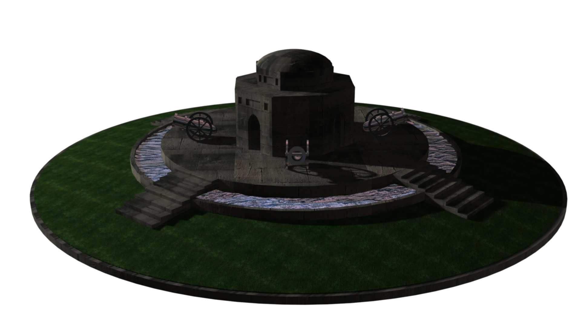 Tomb Style Monument 3D Model - TurboSquid 2057548