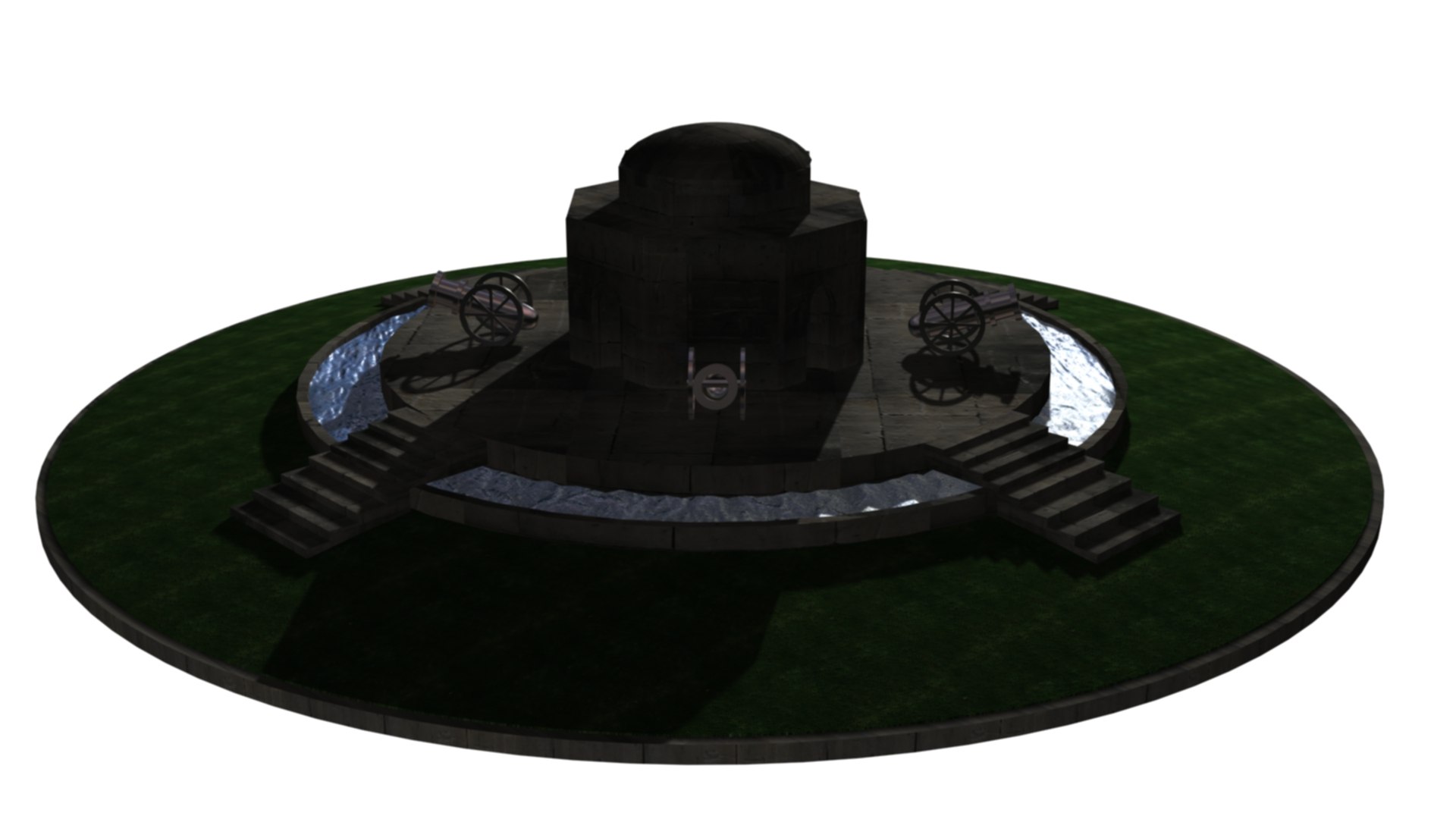 Tomb Style Monument 3D Model - TurboSquid 2057548