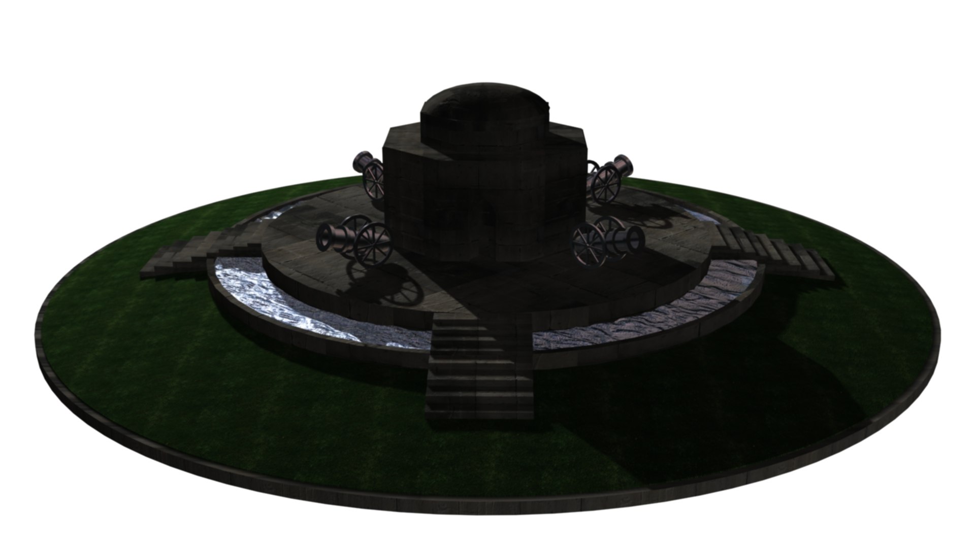 Tomb Style Monument 3D Model - TurboSquid 2057548