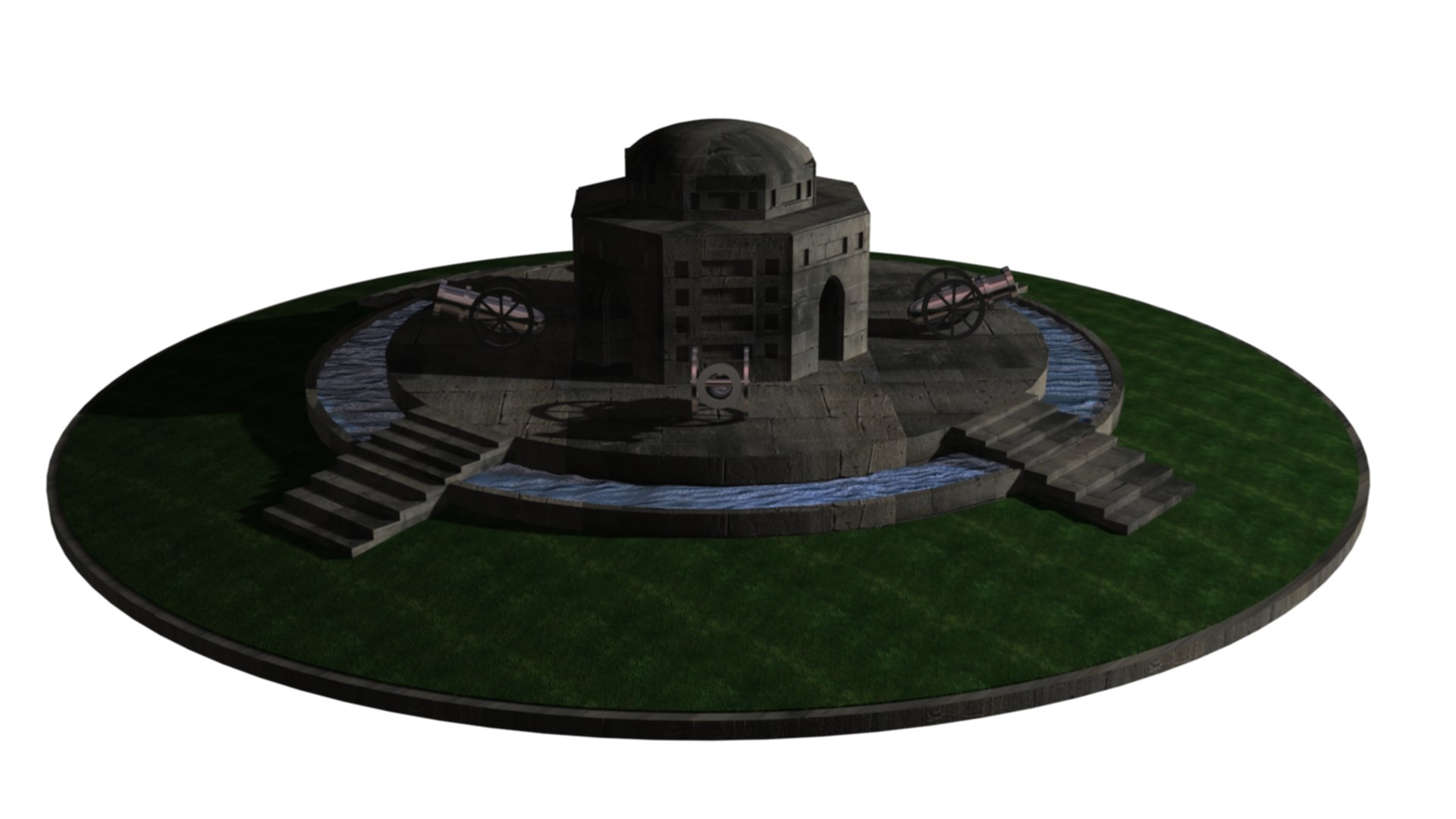 Tomb Style Monument 3D Model - TurboSquid 2057548