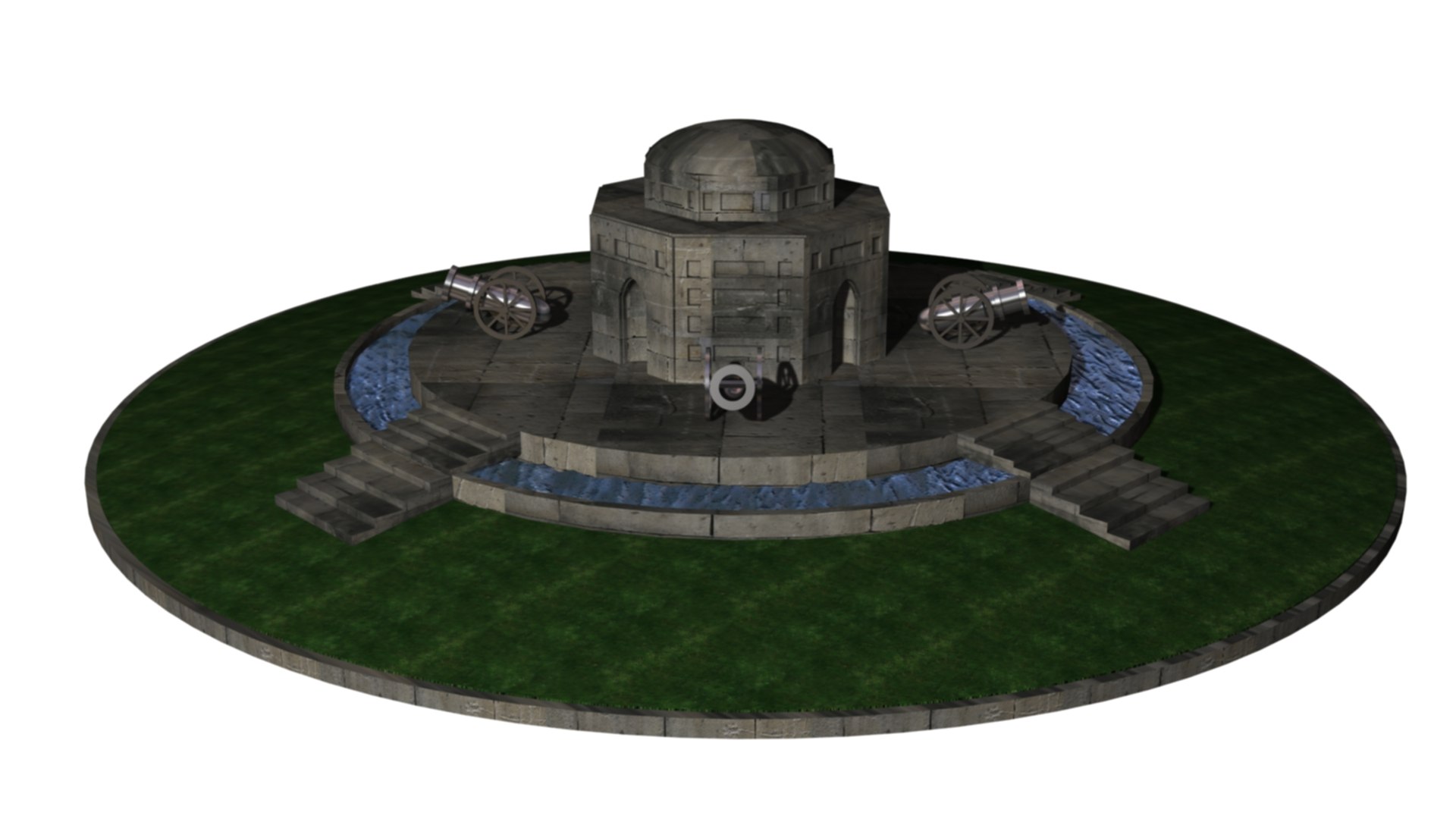 Tomb Style Monument 3D Model - TurboSquid 2057548