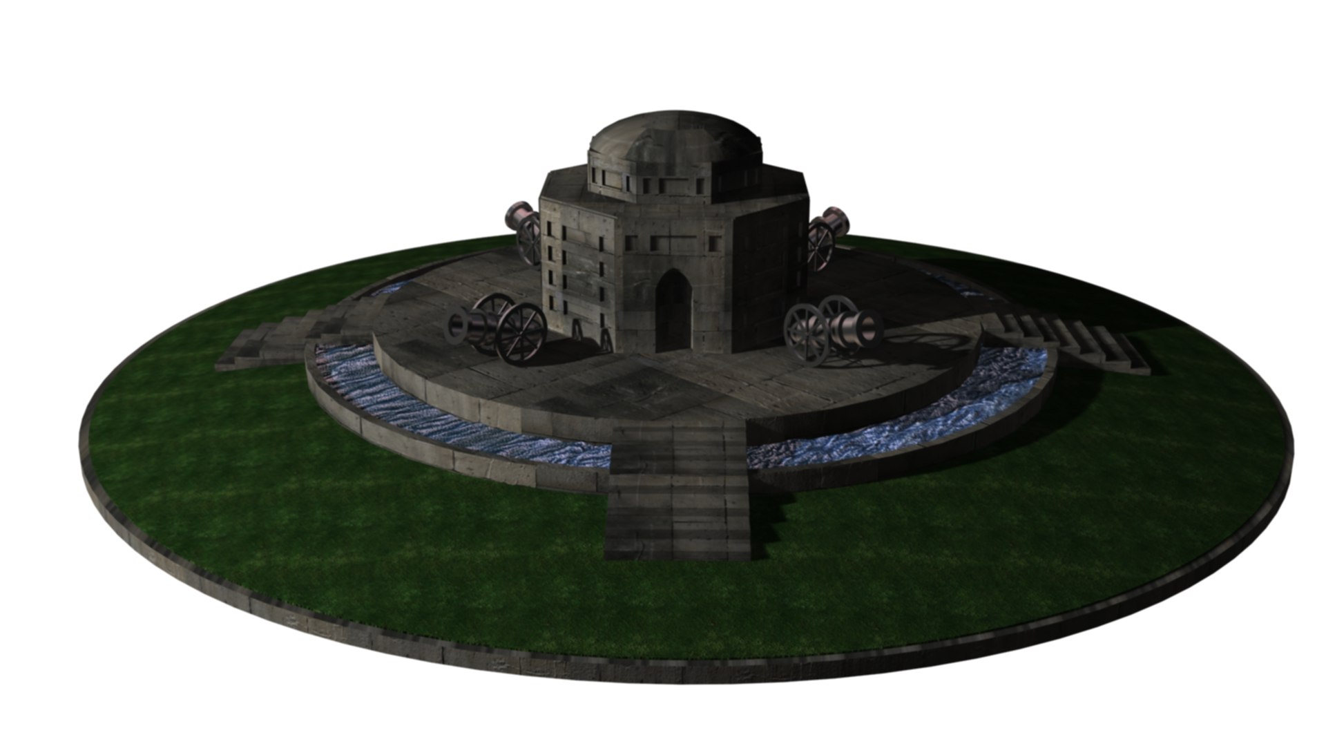 Tomb Style Monument 3D Model - TurboSquid 2057548