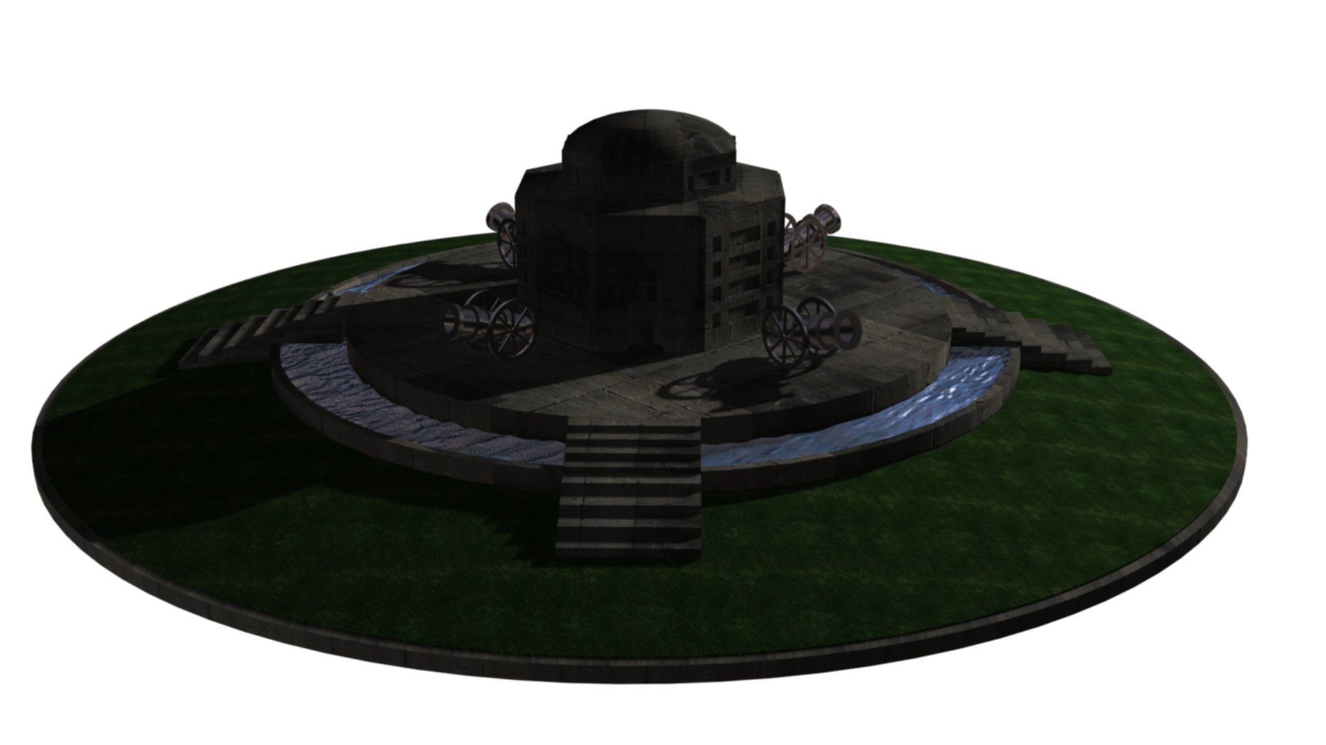 Tomb Style Monument 3D Model - TurboSquid 2057548