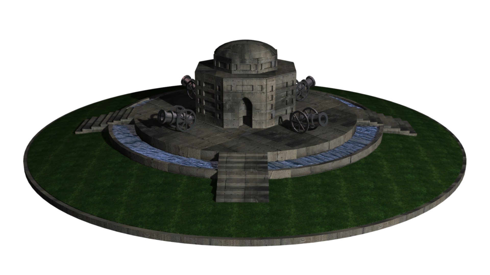 Tomb Style Monument 3D Model - TurboSquid 2057548