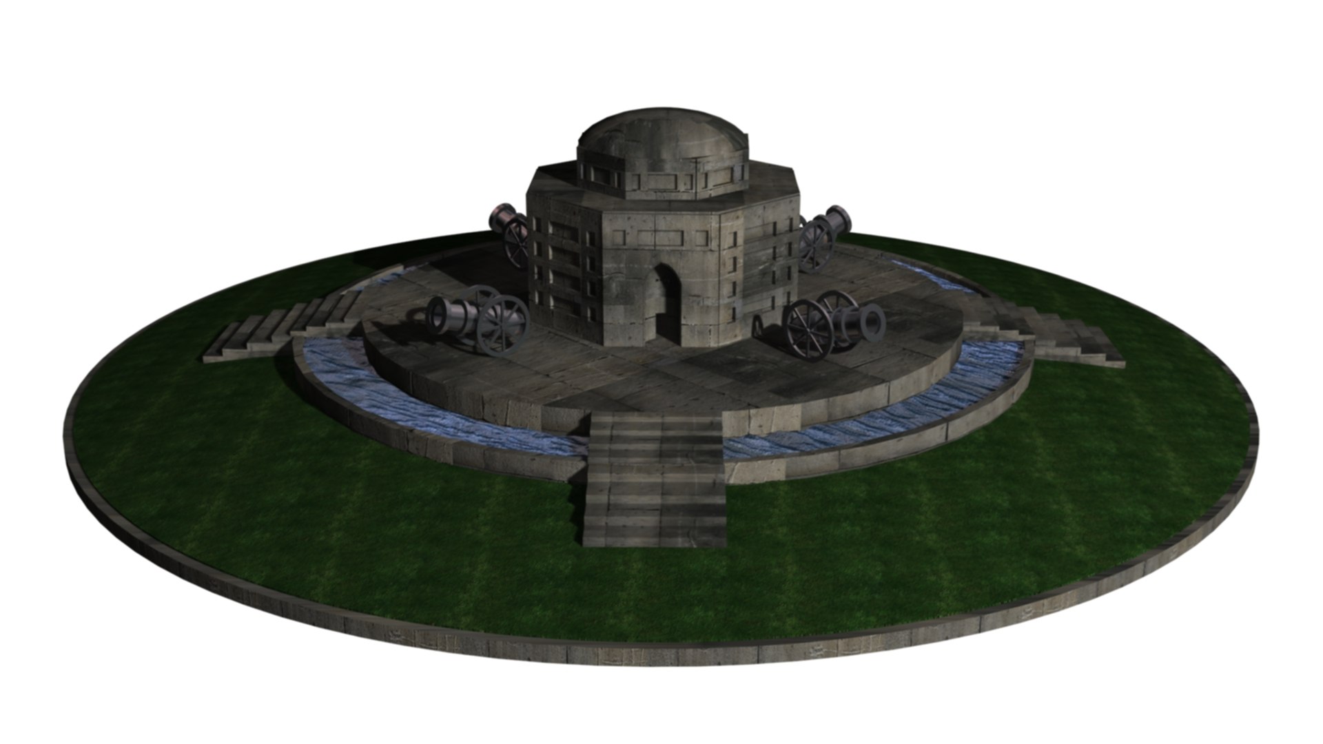 Tomb Style Monument 3D Model - TurboSquid 2057548