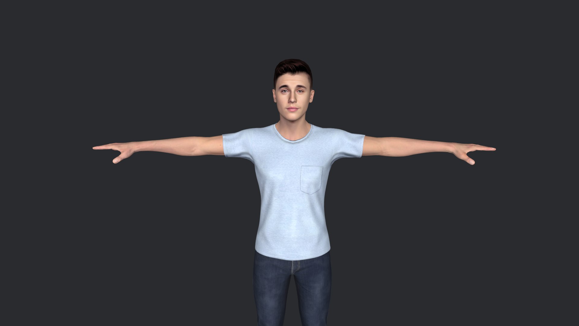Justin Bieber Hyper Realistic Full Body Fully Rigged Character 3D Model ...