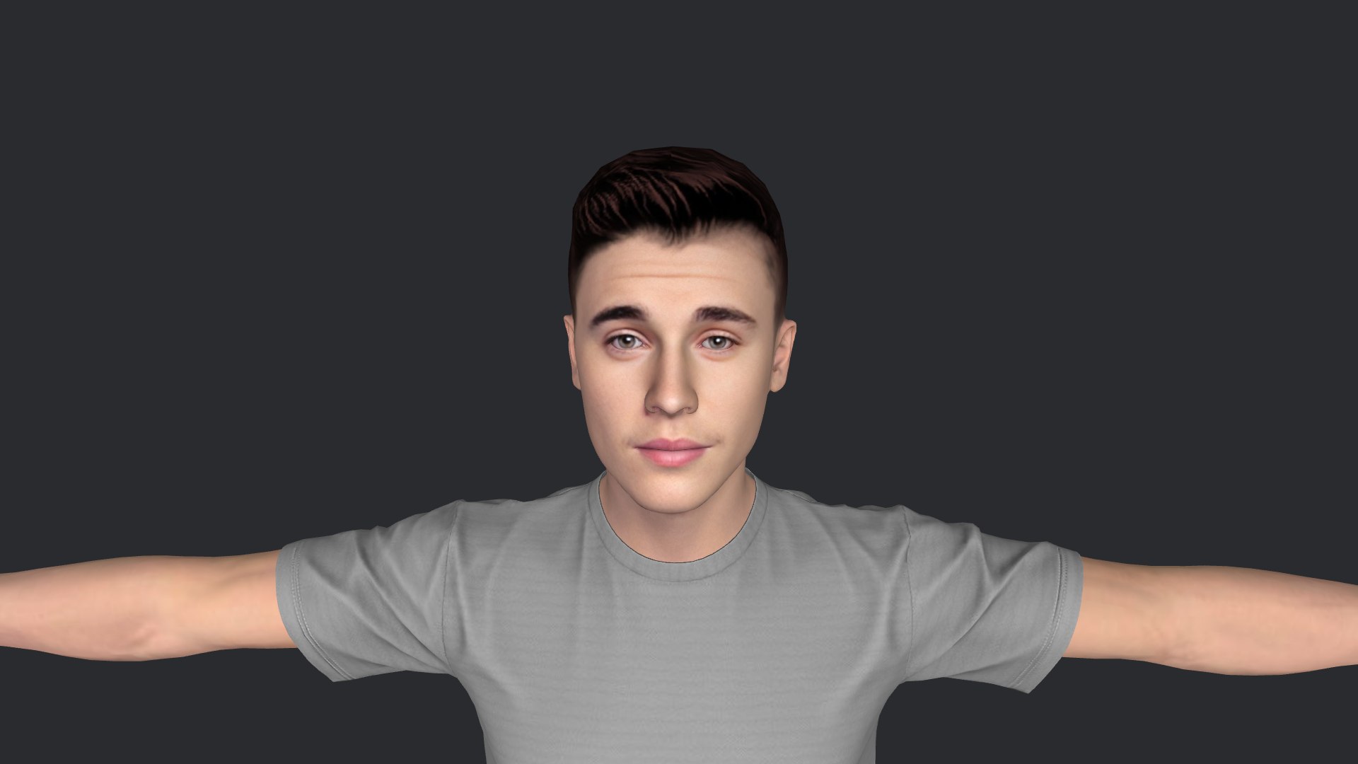 Justin Bieber Hyper Realistic Full Body Fully Rigged Character 3D model ...