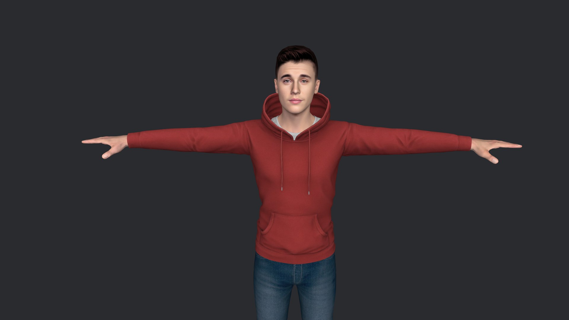 Justin Bieber Hyper Realistic Full Body Fully Rigged Character 3D model ...