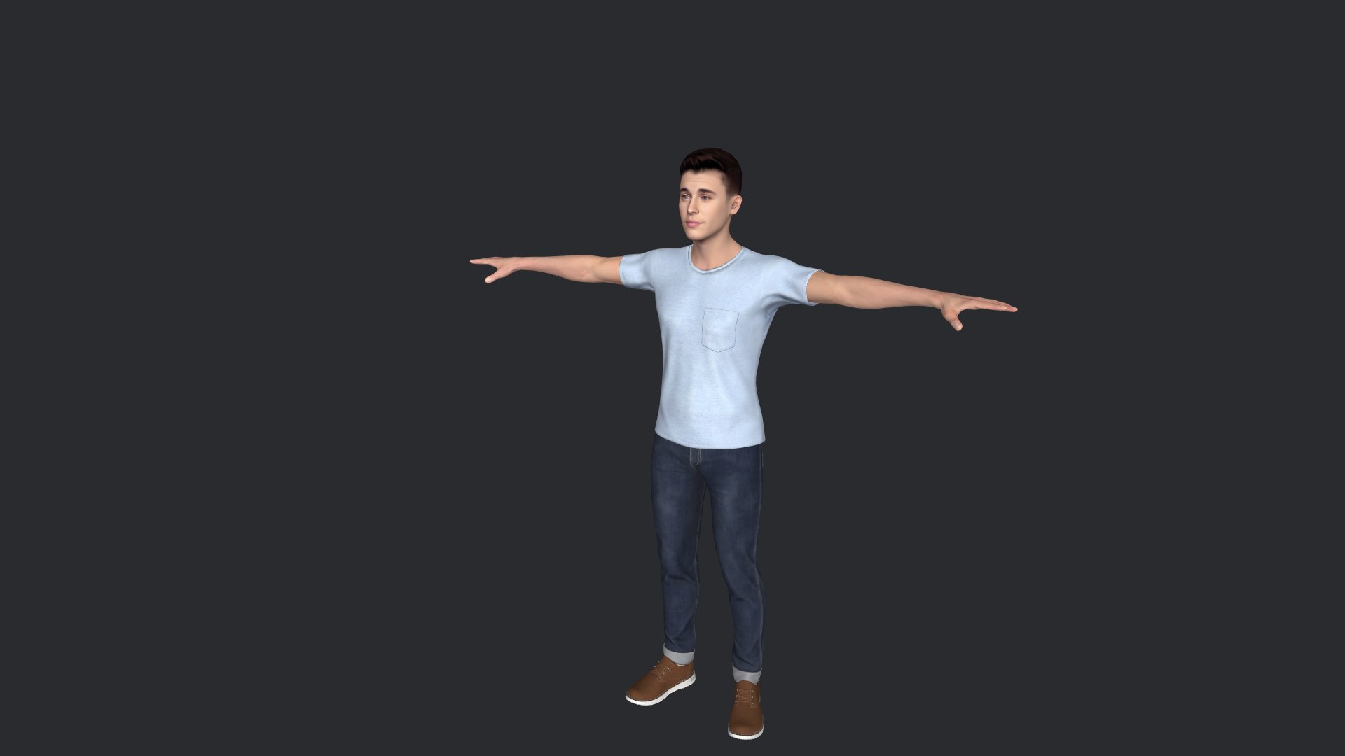 Justin Bieber Hyper Realistic Full Body Fully Rigged Character 3D Model ...