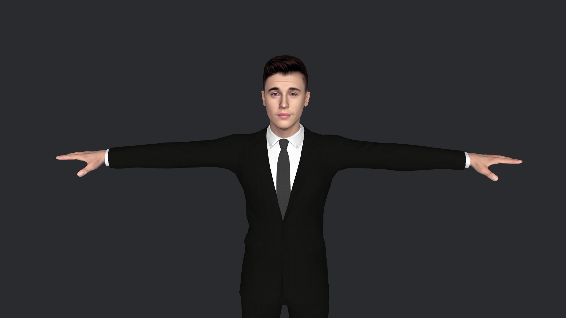 Justin Bieber Hyper Realistic Full Body Fully Rigged Character 3D Model ...