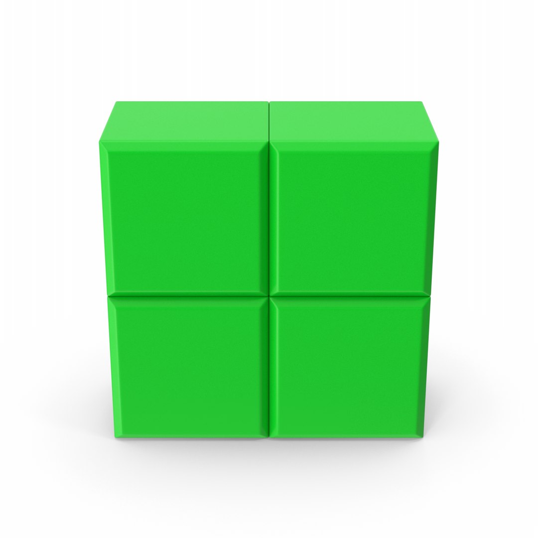Tetris O Block 3D - TurboSquid 1875758