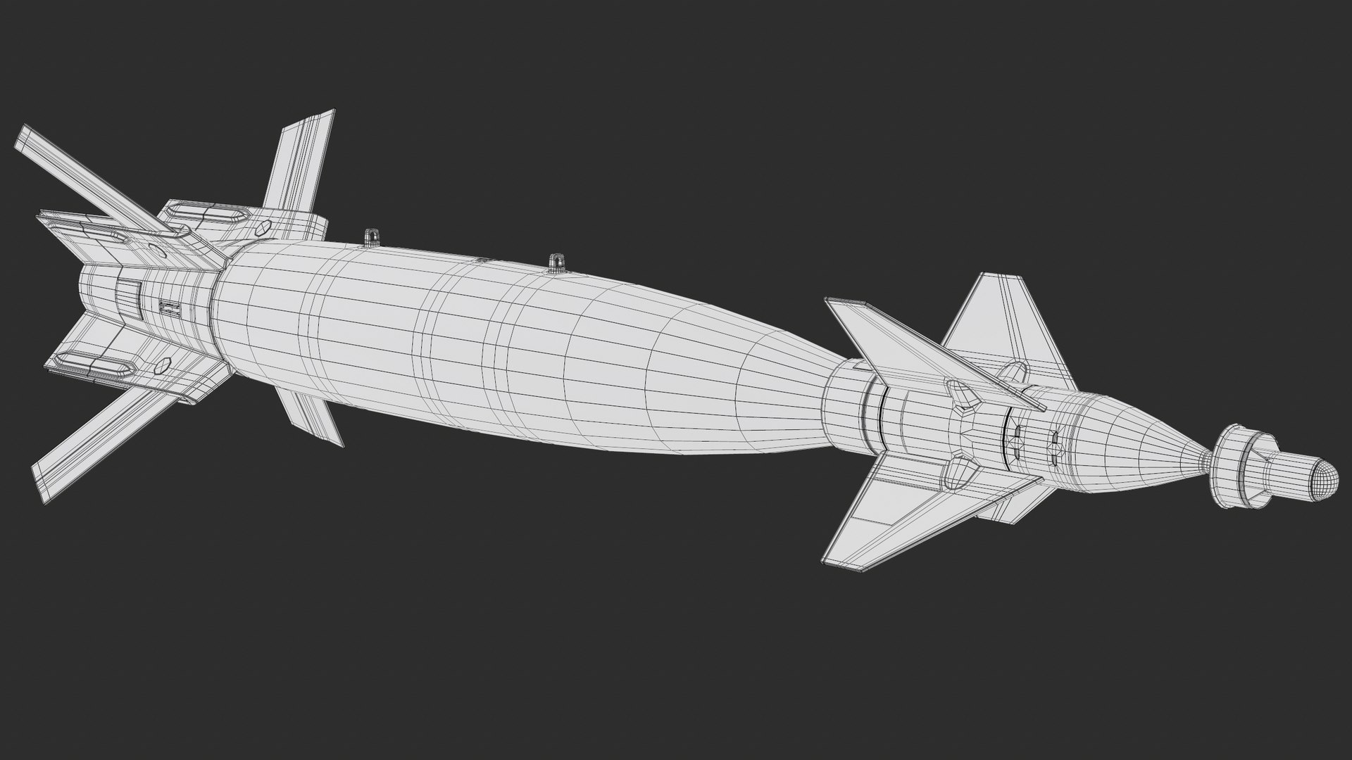 GBU-10 Paveway 2 Green Aircraft Guided Bomb PBR 3D Model - TurboSquid ...