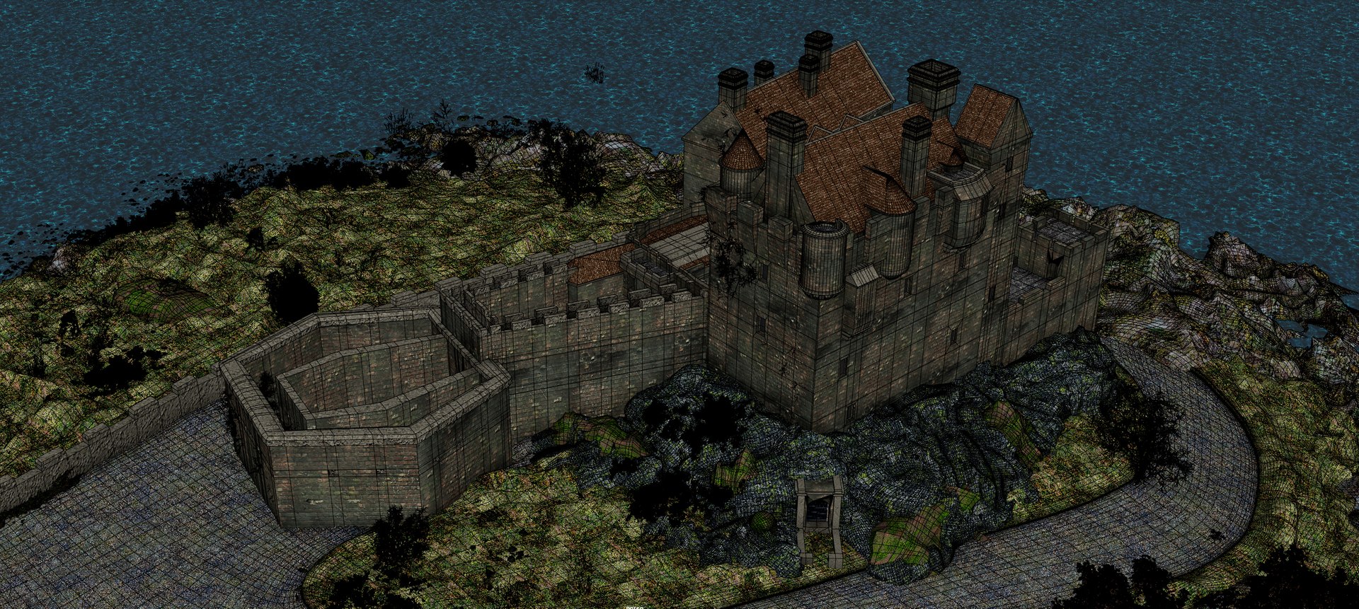 3D model Eilean Donan Castle Scotland - TurboSquid 2154359