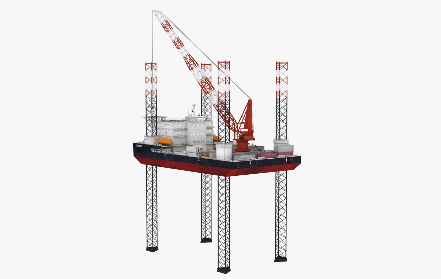 3D Jackup Vessel Model - TurboSquid 2053163