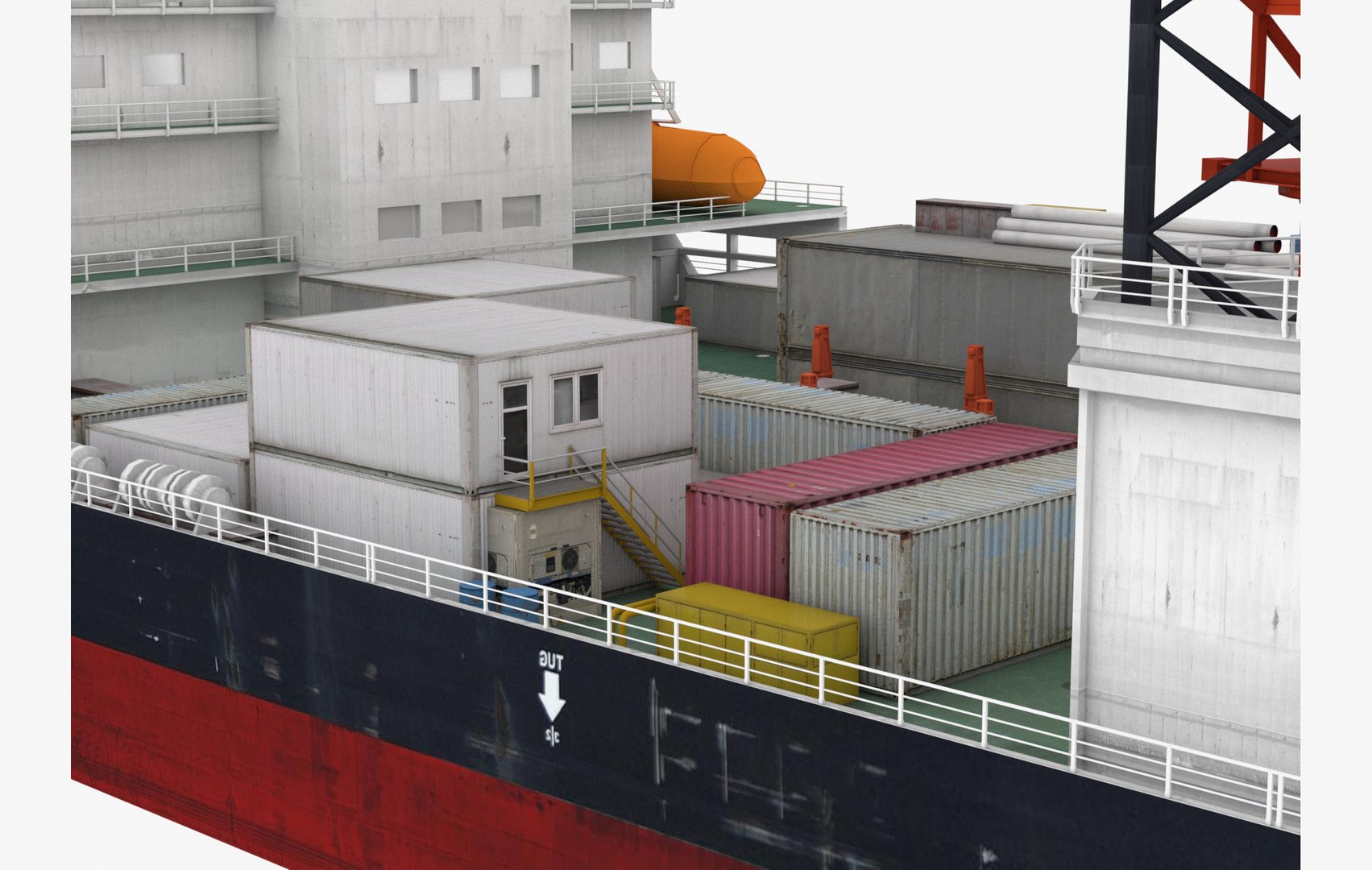 3D Jackup Vessel Model - TurboSquid 2053163