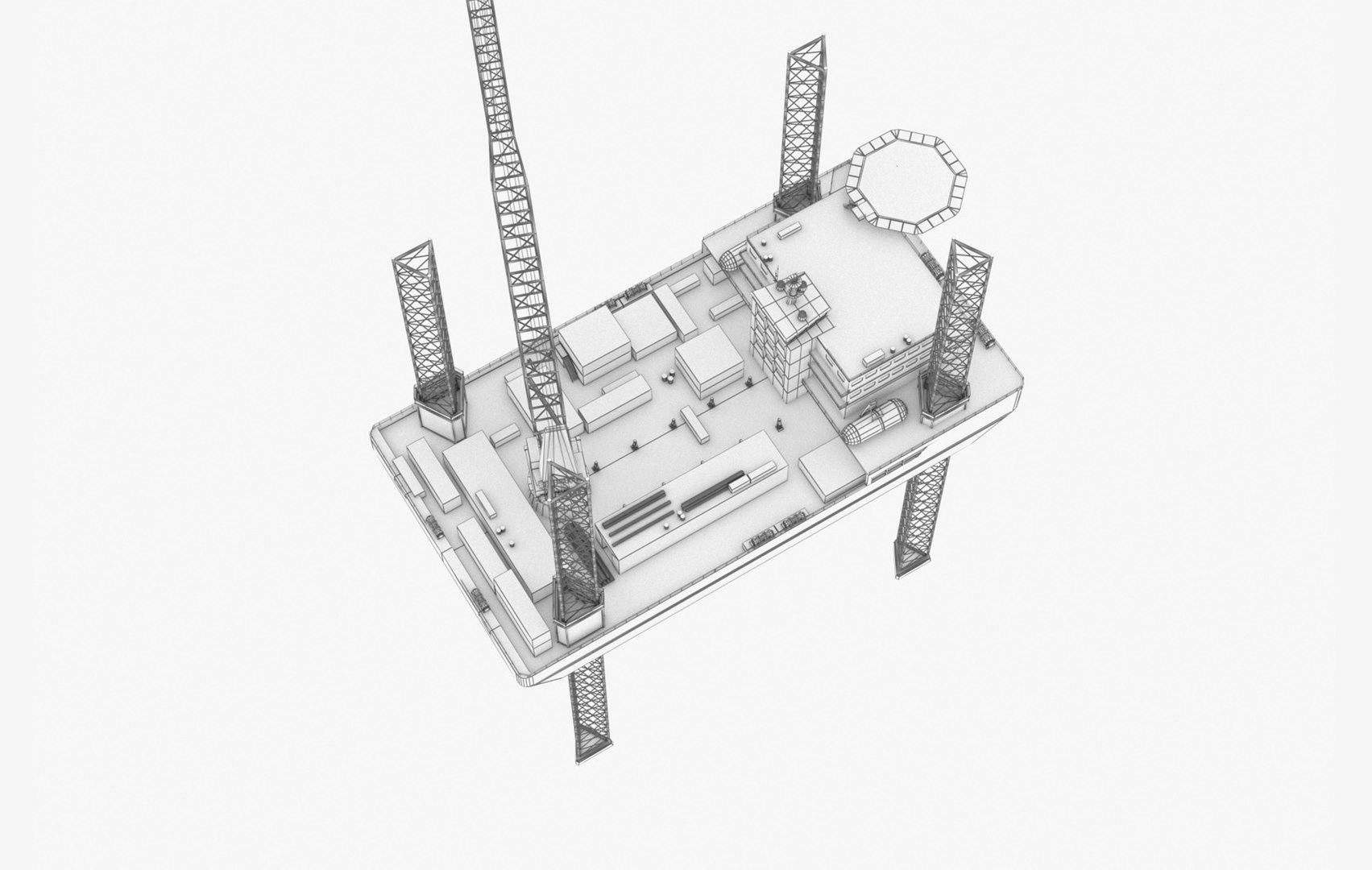 3D Jackup Vessel Model - TurboSquid 2053163