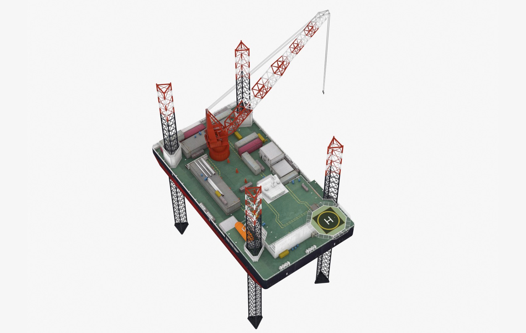 3D Jackup Vessel Model - TurboSquid 2053163