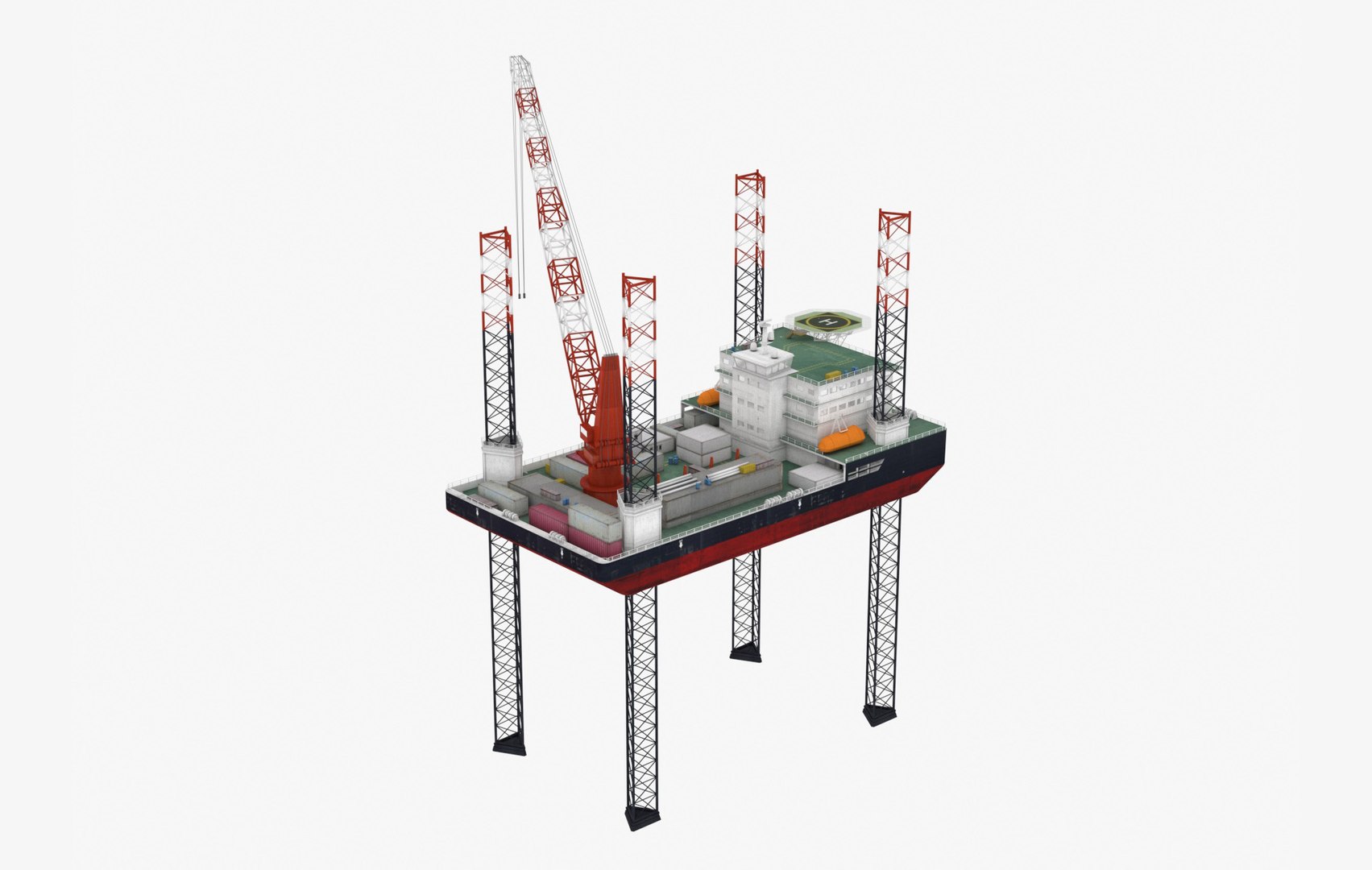 3D Jackup Vessel Model - TurboSquid 2053163
