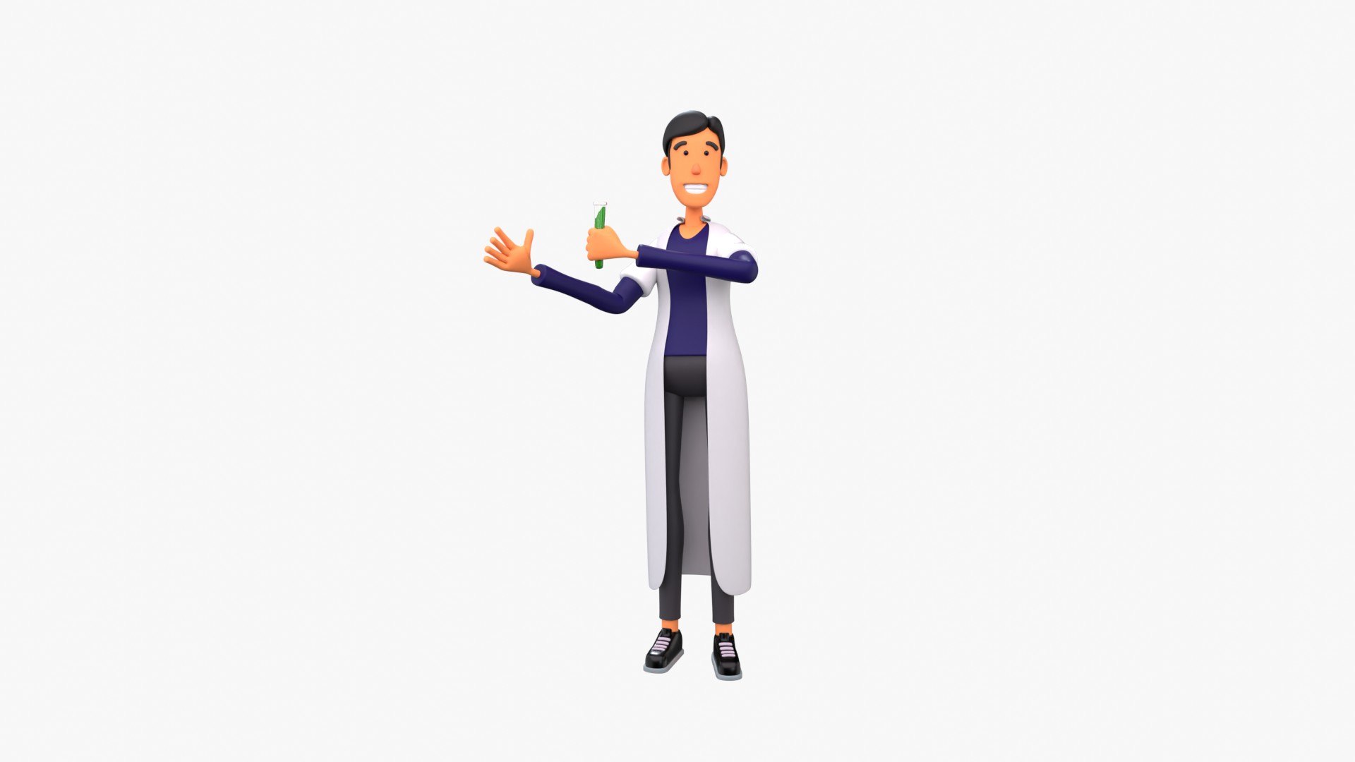 3D Male Scientist Model - TurboSquid 2262202