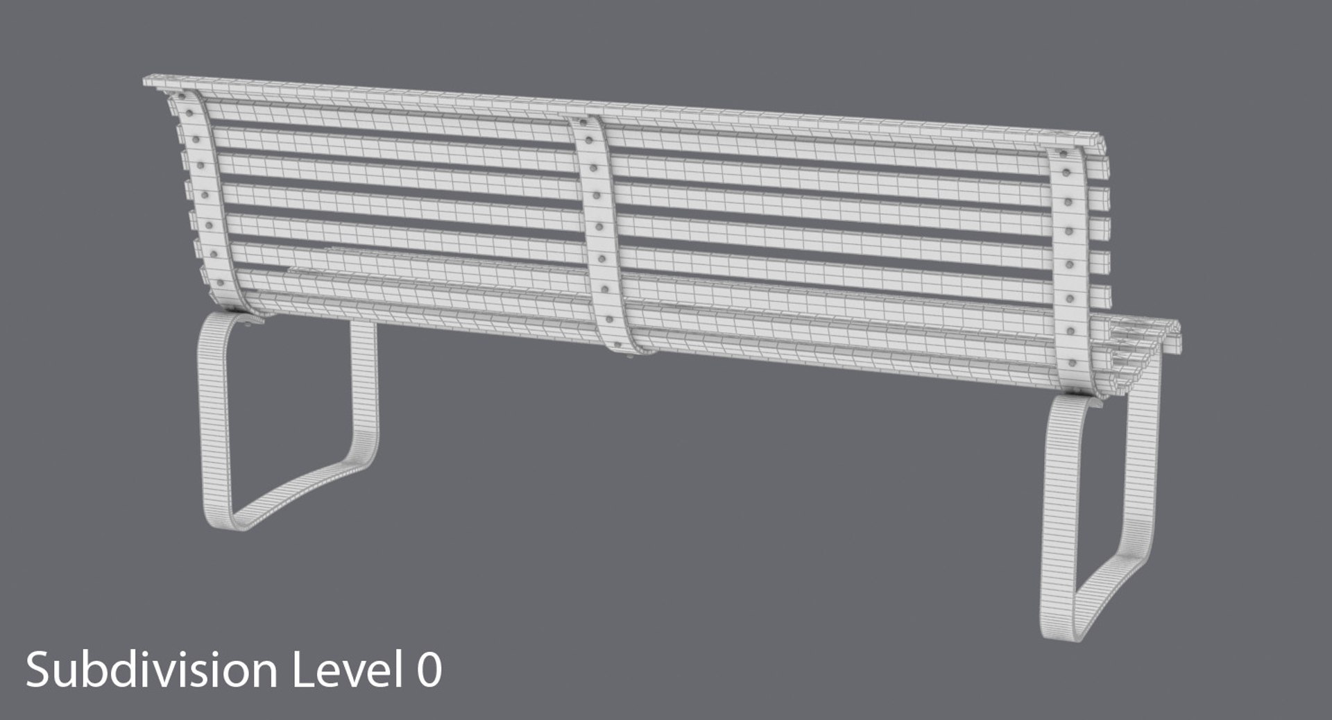 City-bench-02---aged 3D Model - TurboSquid 1340314