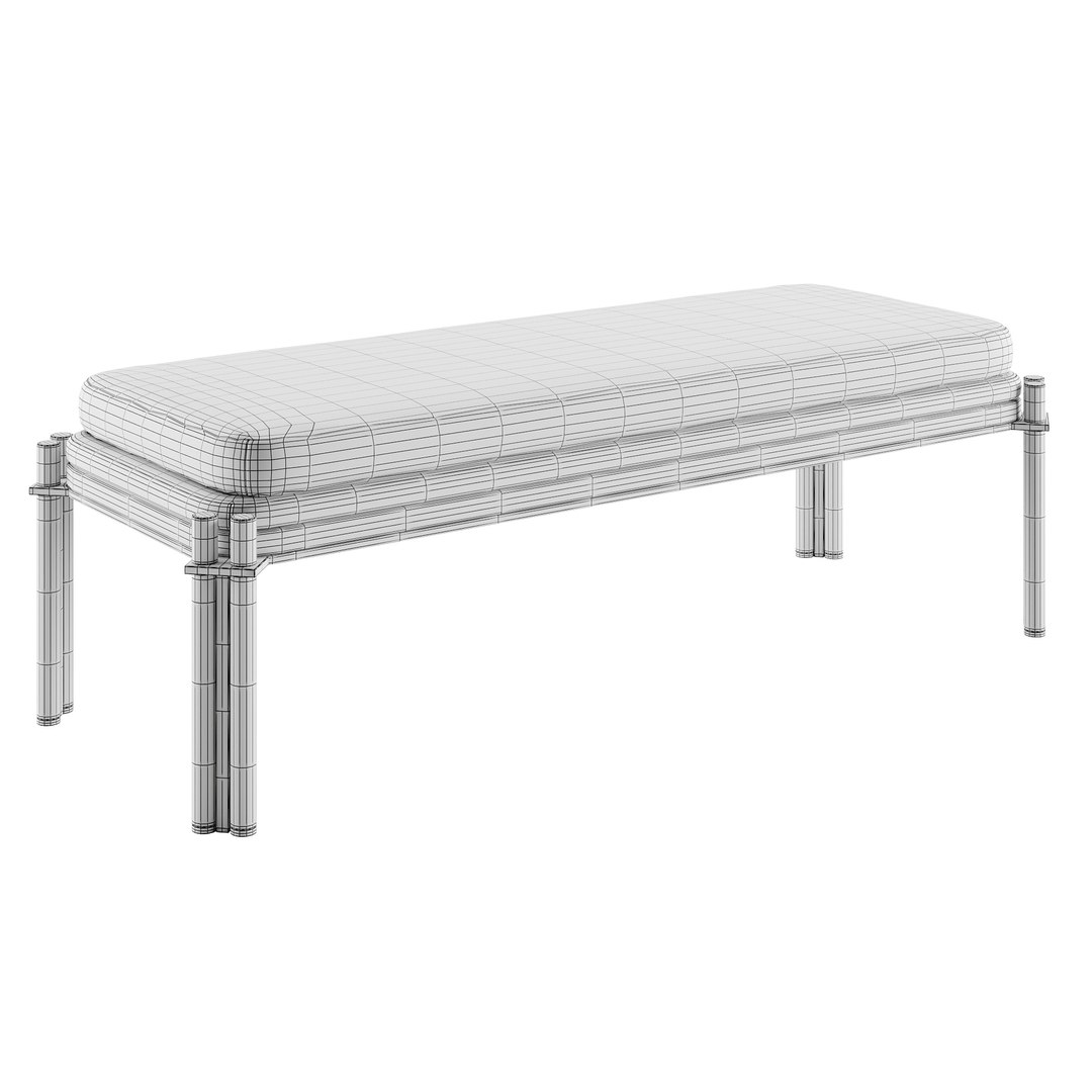 3D Tudor Capital Collection Bench Model - TurboSquid 2360798