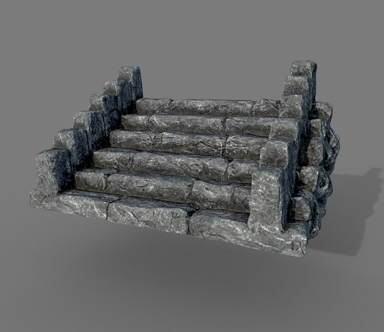 3D Rock Stairs1 - TurboSquid 1748214
