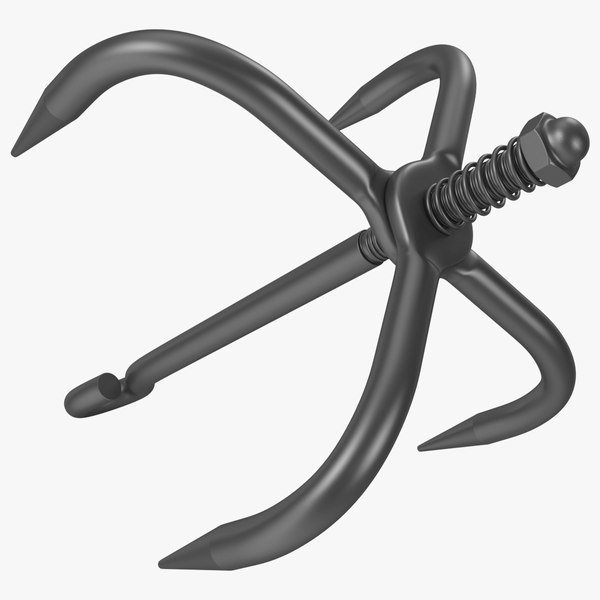 Folding Grappling Hook 3D model - TurboSquid 1991627