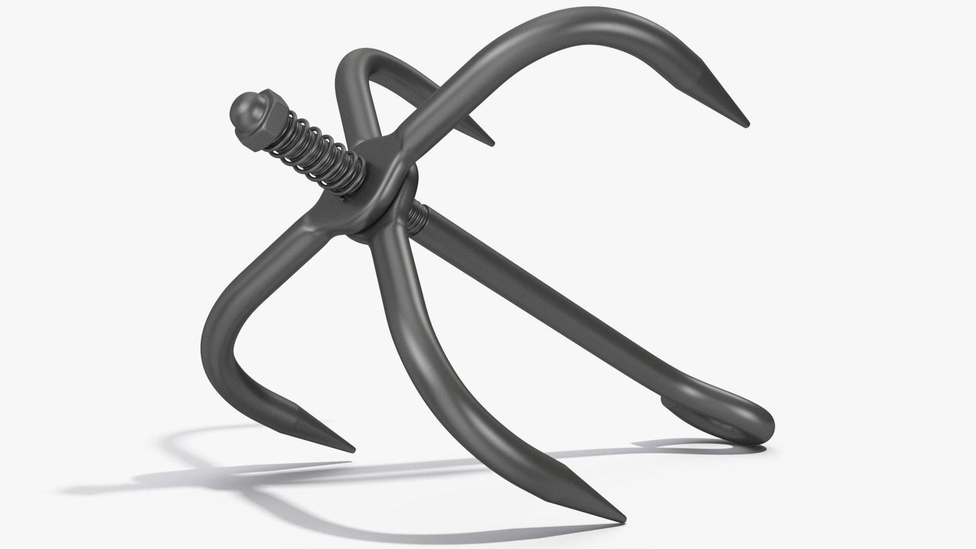 Folding Grappling Hook 3D Model - TurboSquid 1991627