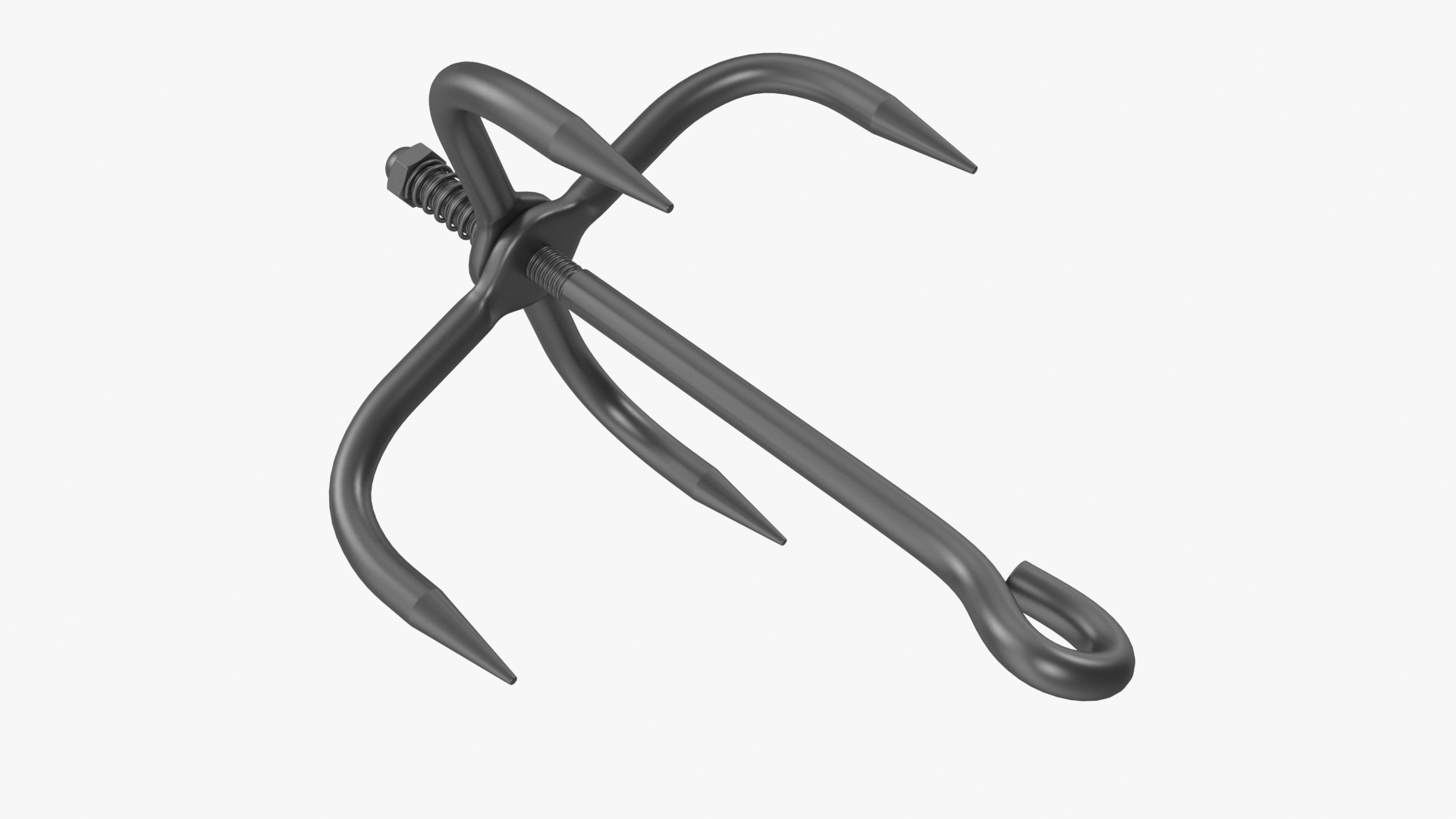 Folding Grappling Hook 3D Model - TurboSquid 1991627