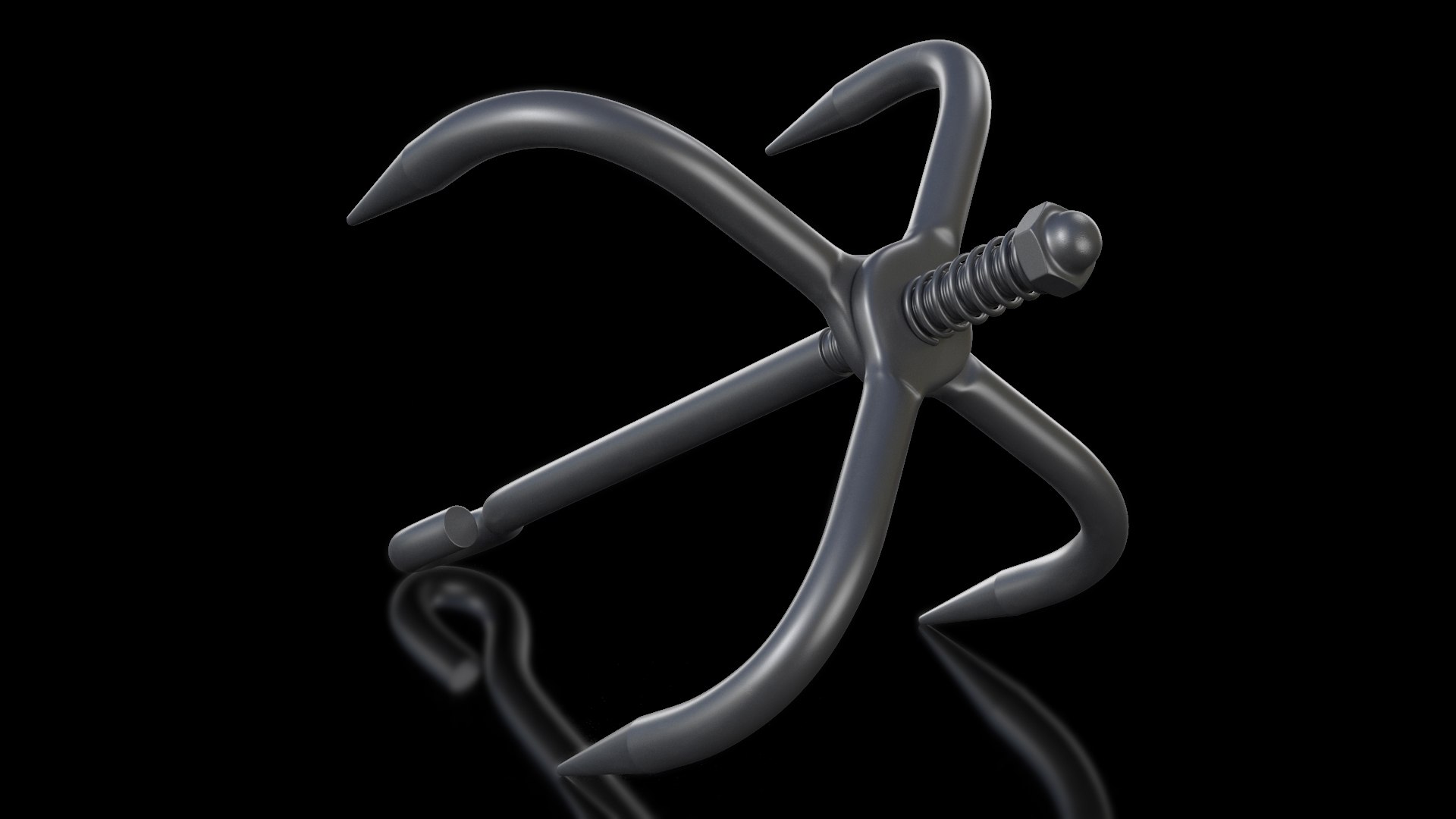 Folding Grappling Hook 3D Model - TurboSquid 1991627