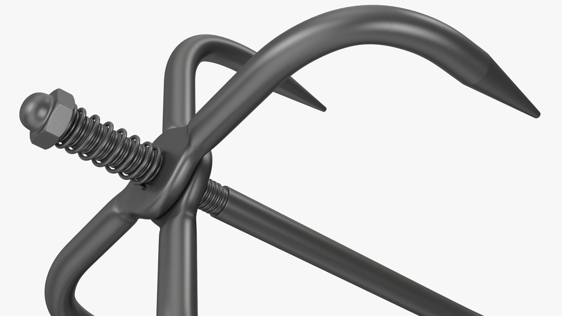 Folding Grappling Hook 3D Model - TurboSquid 1991627