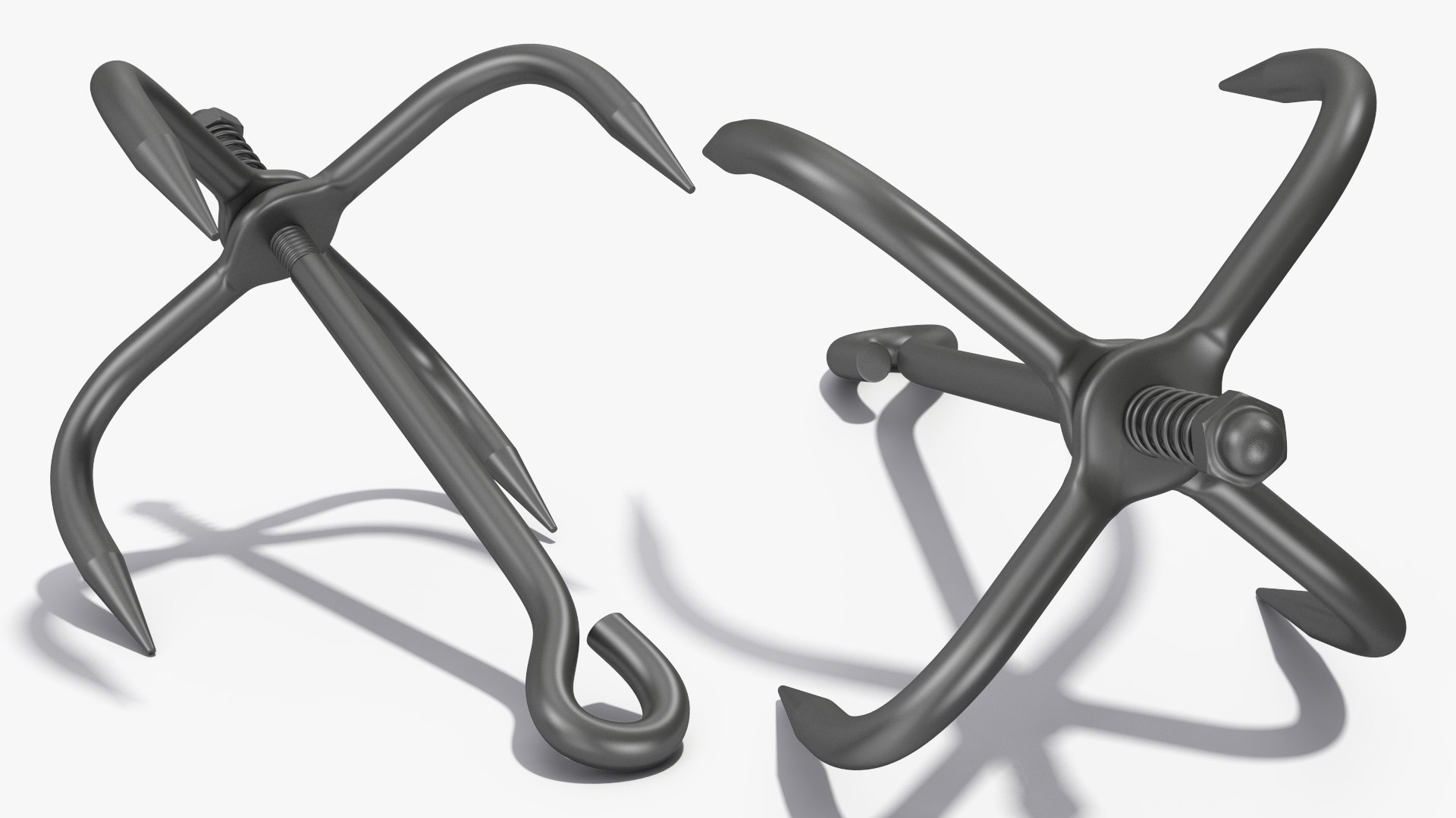 Folding Grappling Hook 3D Model - TurboSquid 1991627
