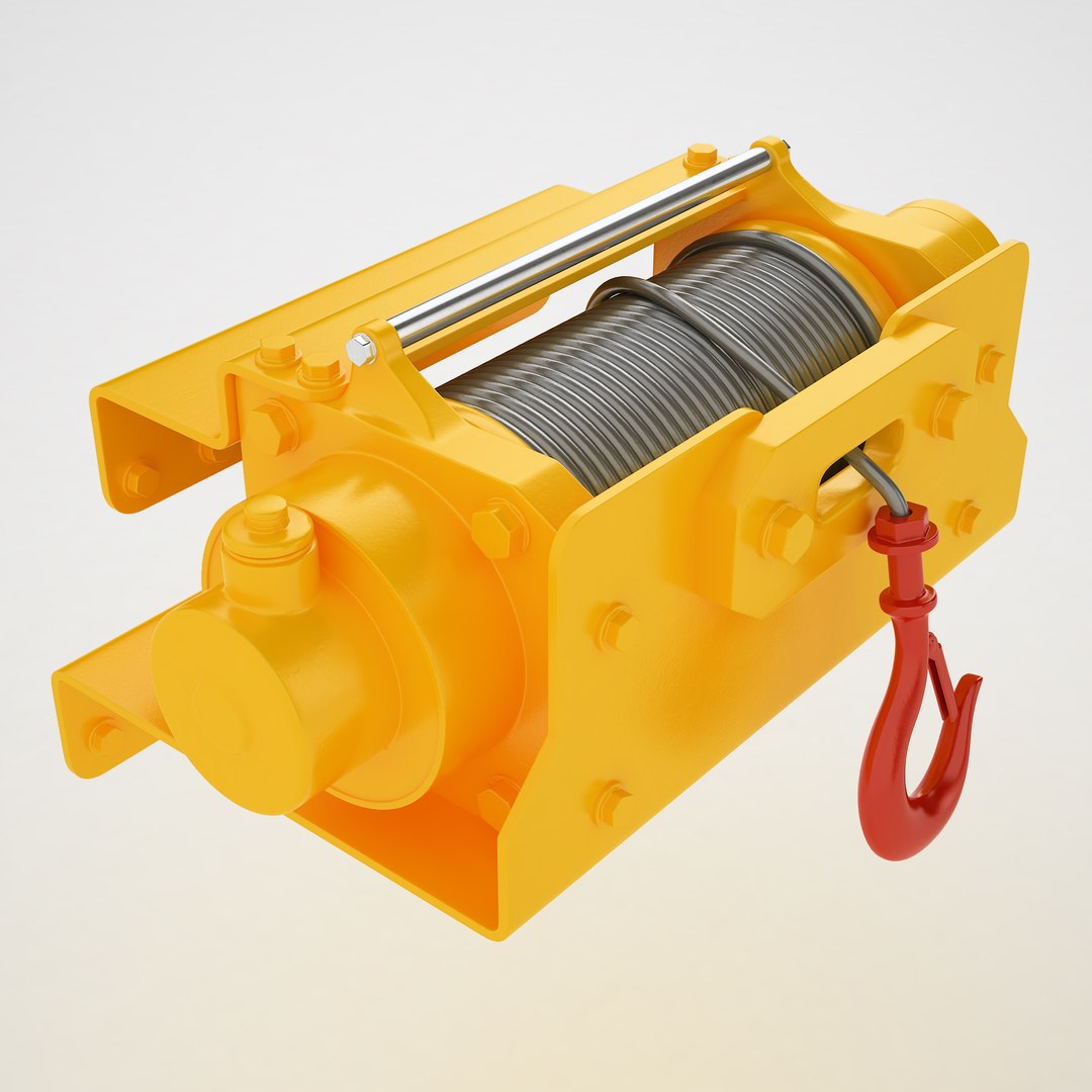 All Terrain Vehicle Winch 02 3D Model - TurboSquid 2397244