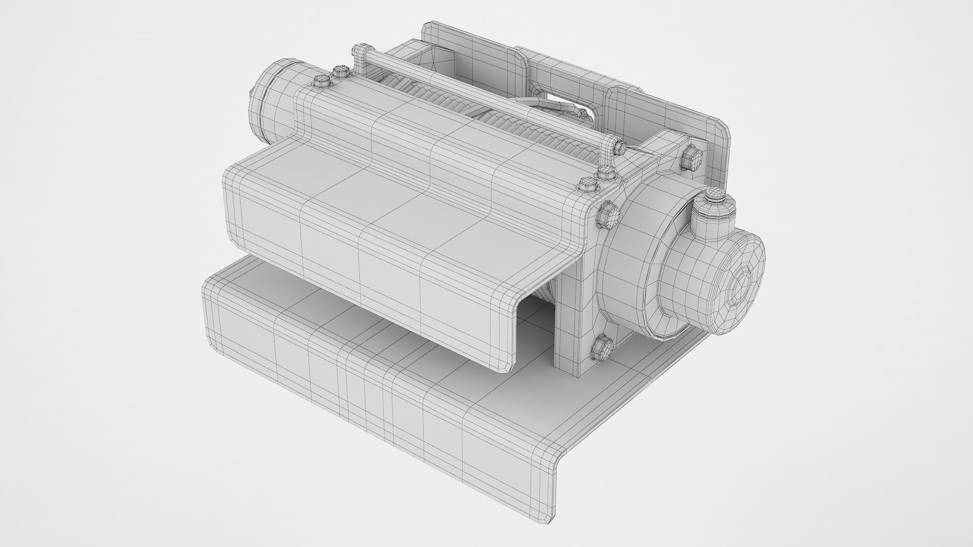 All Terrain Vehicle Winch 02 3D Model - TurboSquid 2397244