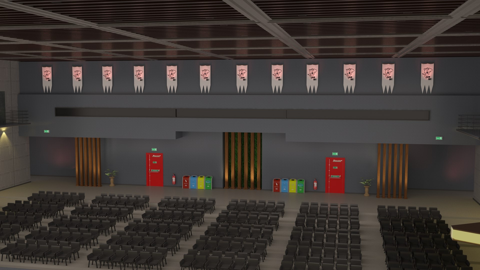 3D Esport Arena 3D Model - TurboSquid 1845977