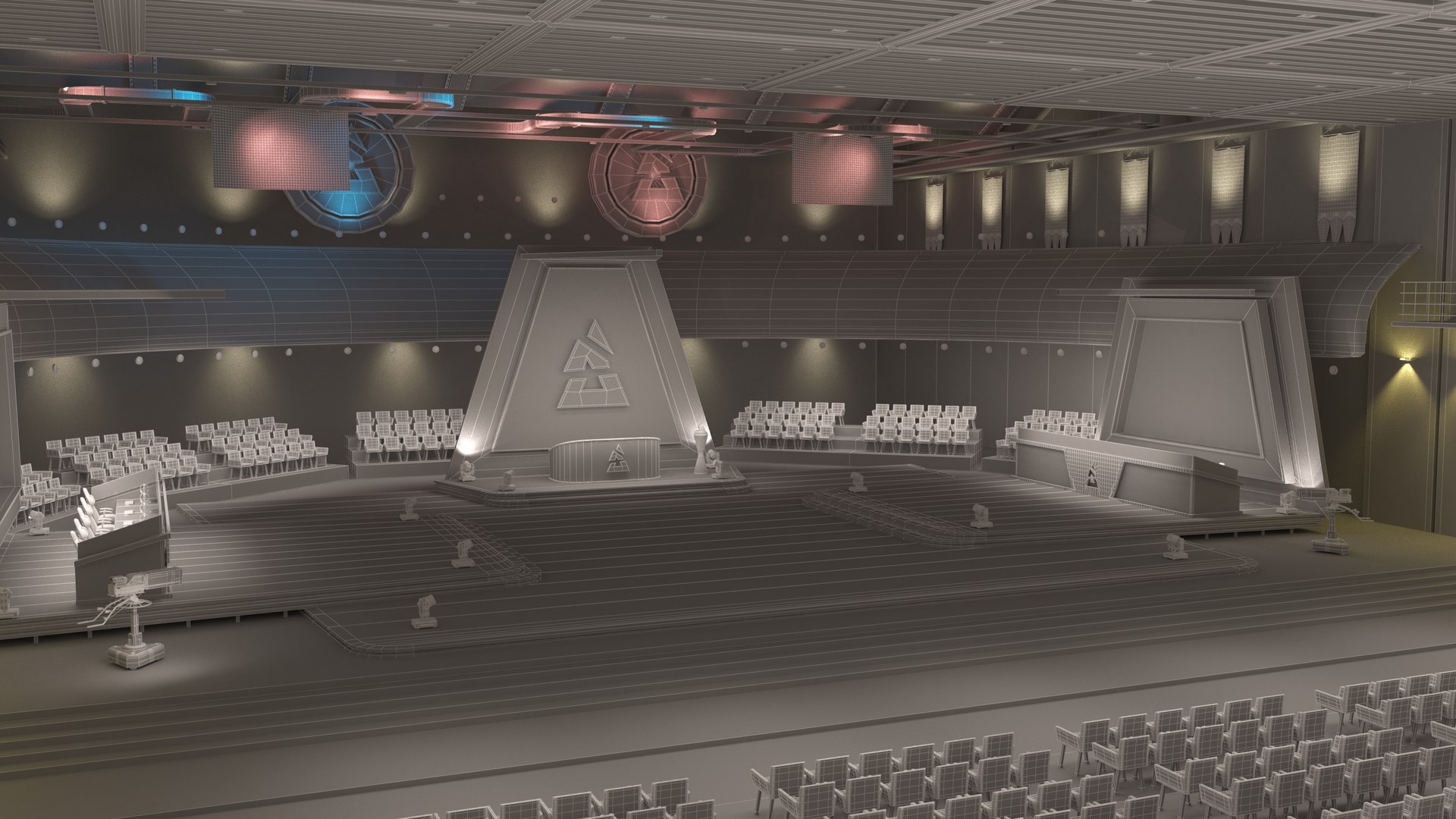 3D Esport Arena 3D model - TurboSquid 1845977