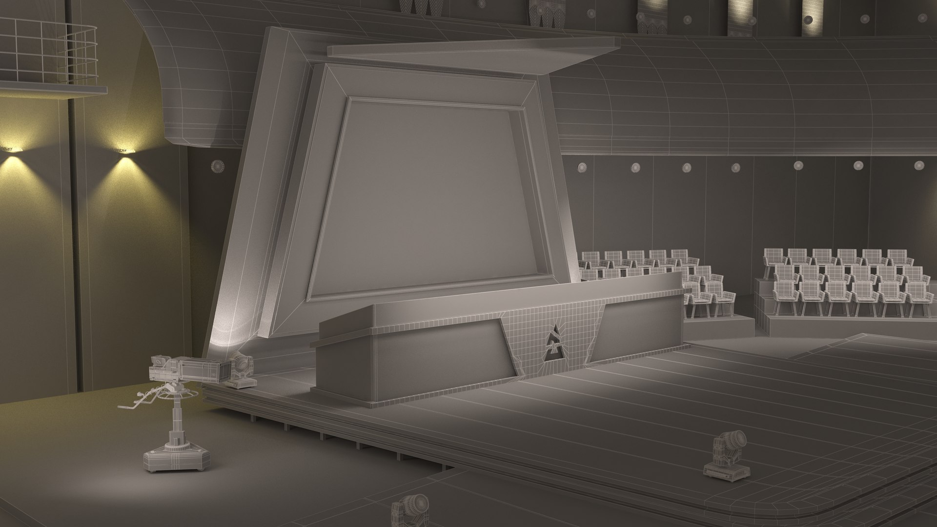 3D Esport Arena 3D model - TurboSquid 1845977