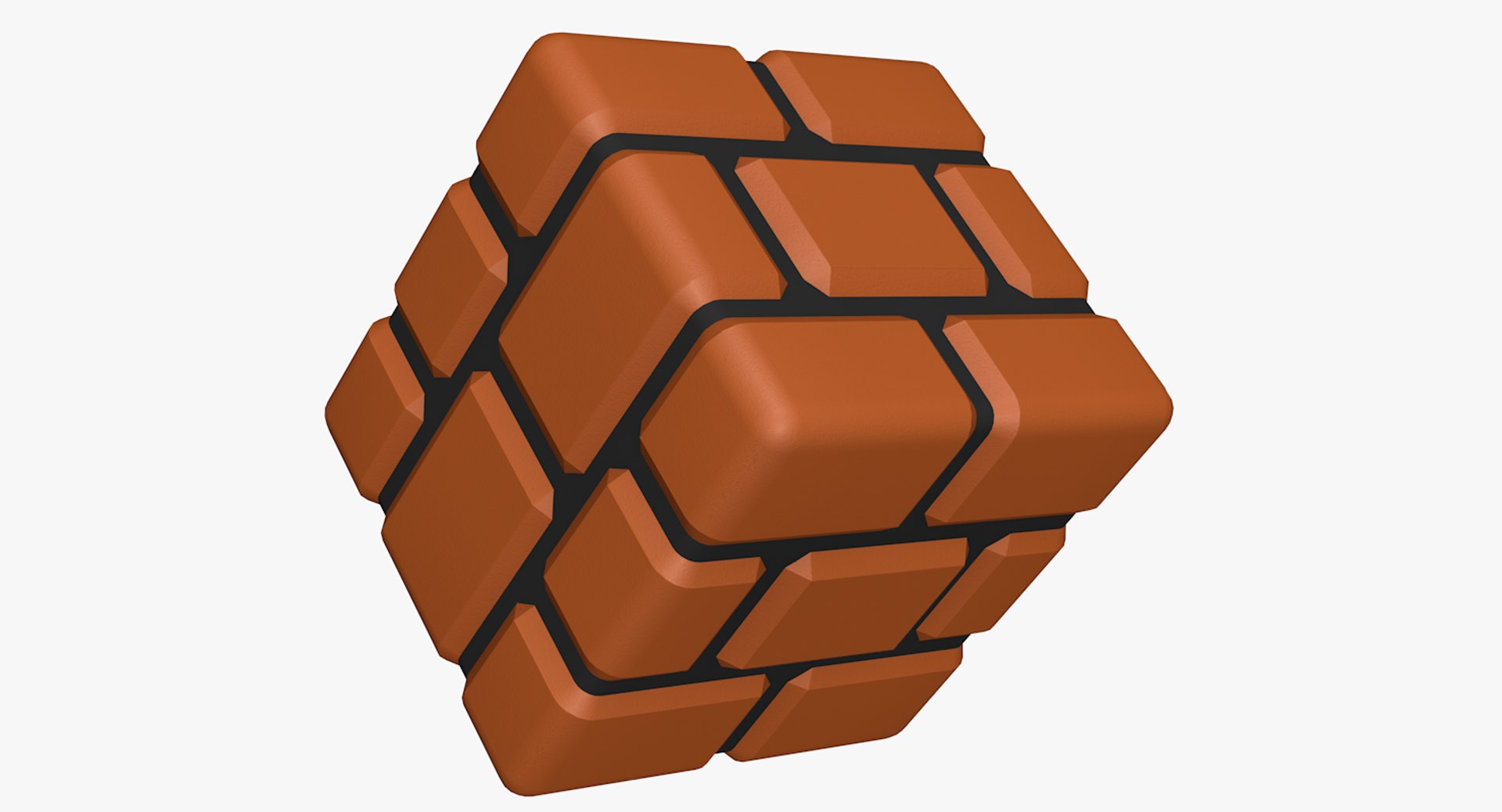 Brick Block Super Mario 3D Model - TurboSquid 1372379