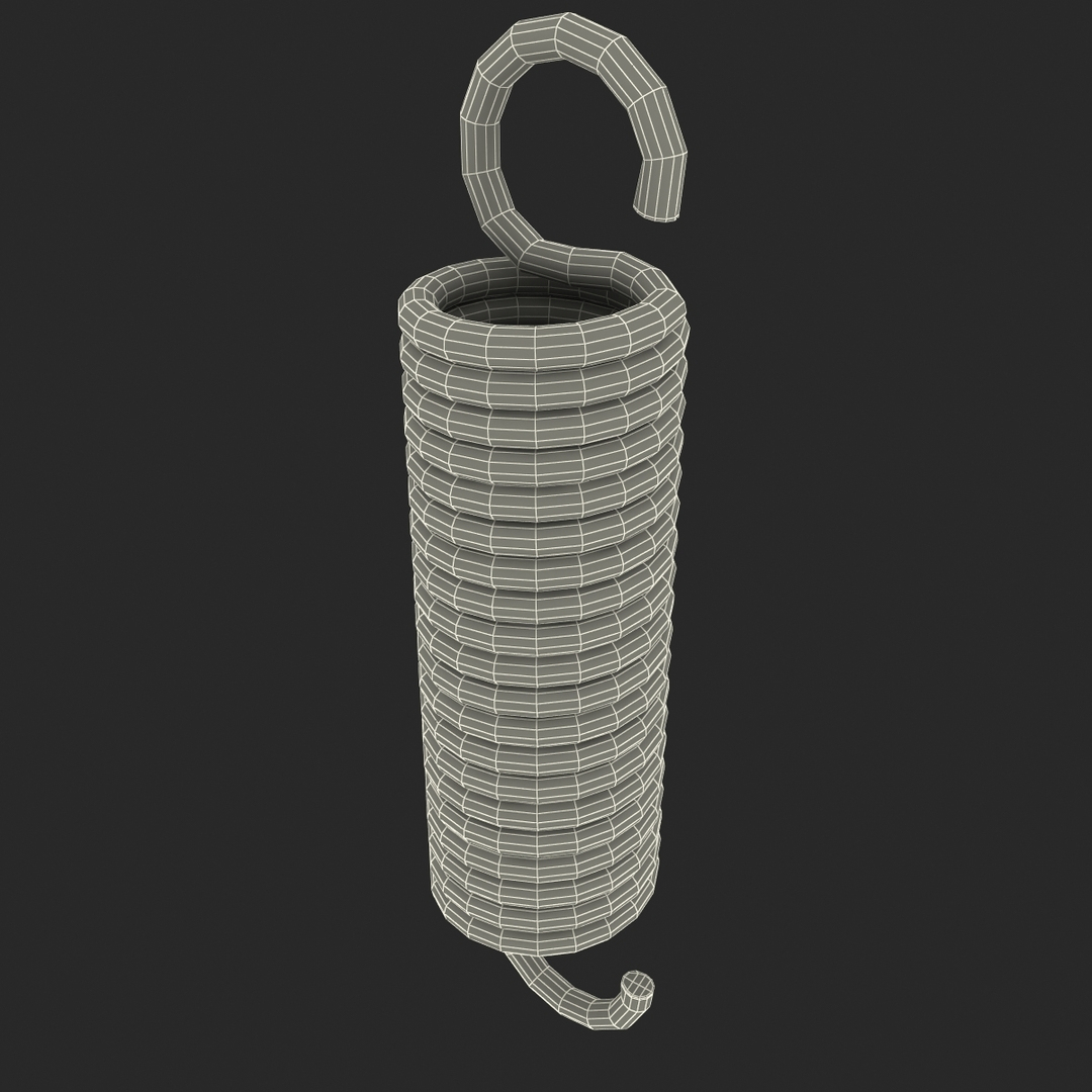 extension spring 3d max