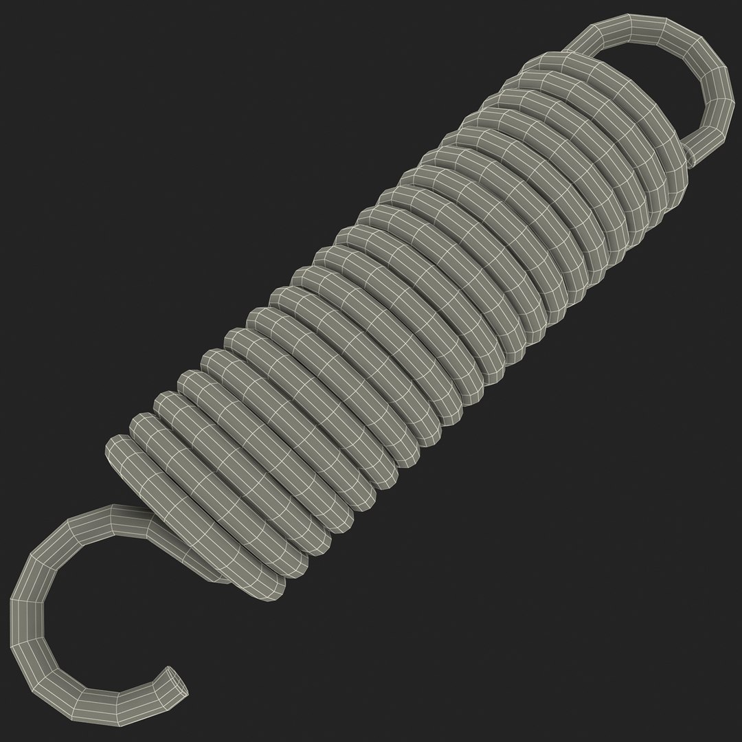 extension spring 3d max