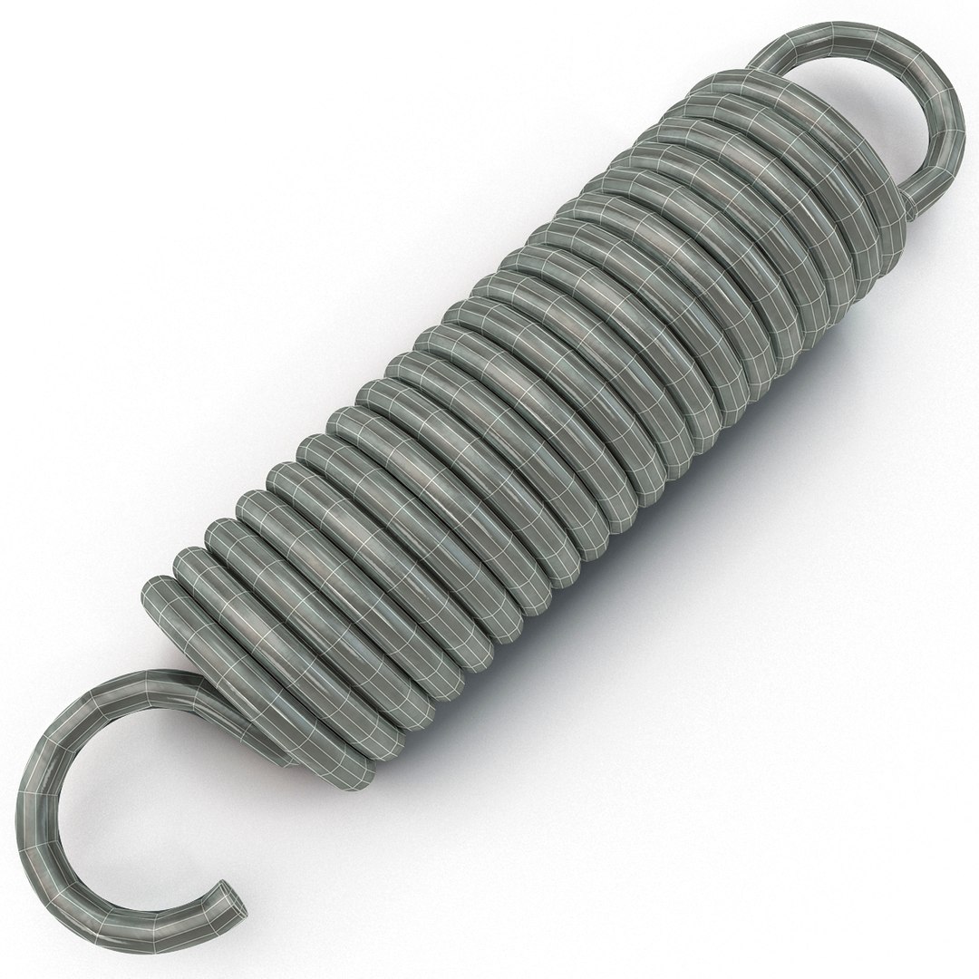 extension spring 3d max