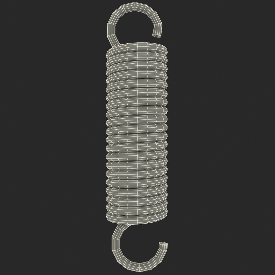 extension spring 3d max