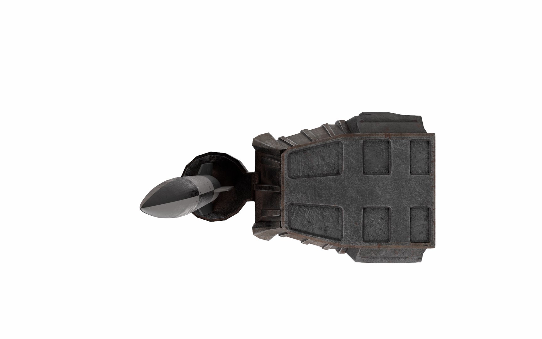 3D Sci-Fi Defense Station - Missile Model - TurboSquid 1869649