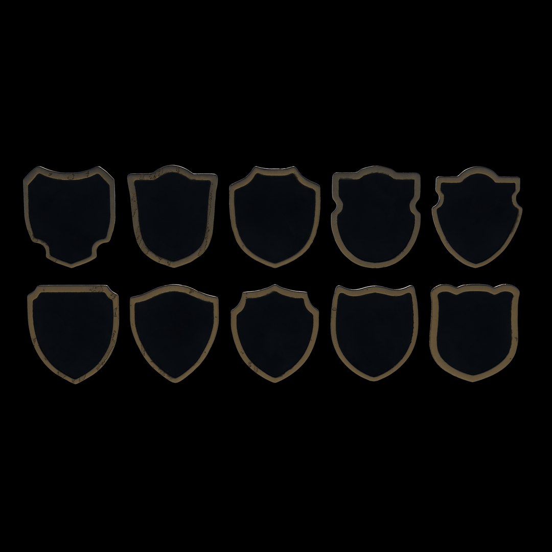 3D Model Badge Patche 03 3D Model - TurboSquid 2404383