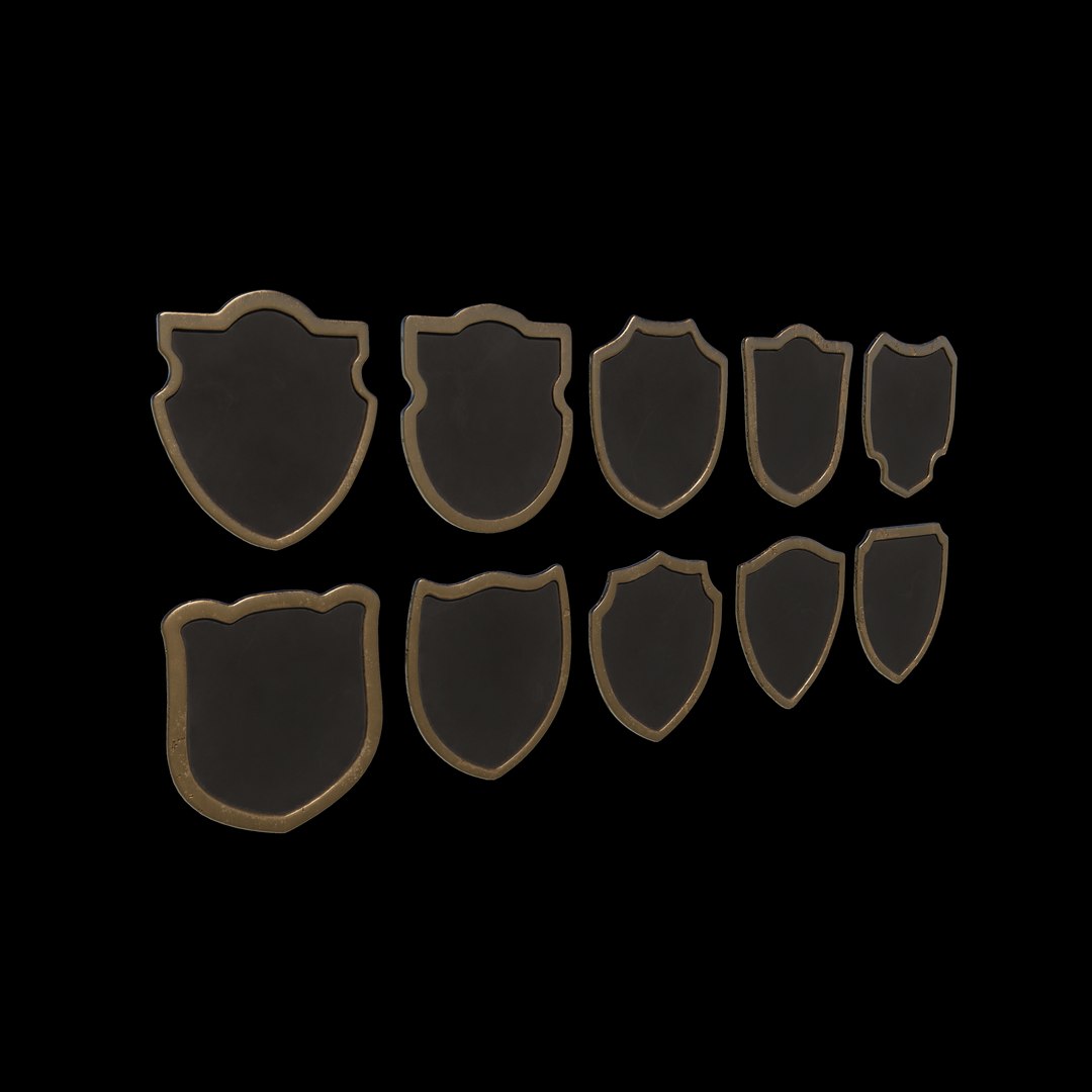 3D Model Badge Patche 03 3D Model - TurboSquid 2404383